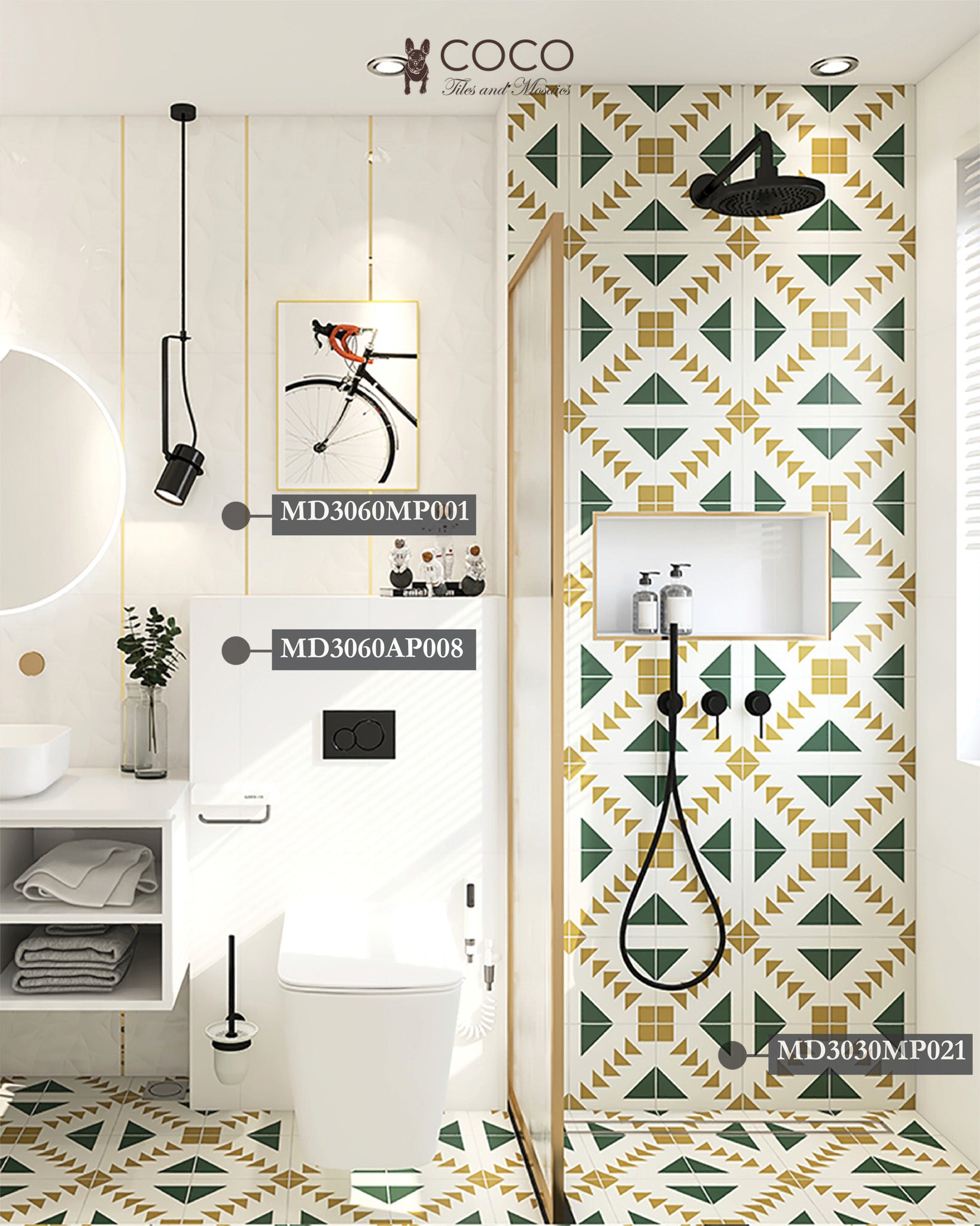 Retro Repose – COCO Tiles and Mosaics