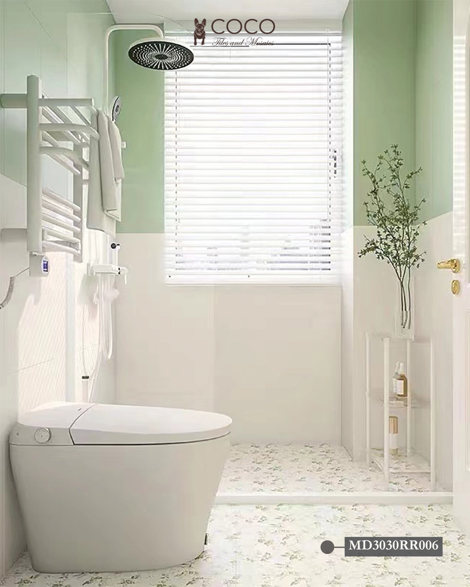 Spring Green Solid Colour Tile 300x600mm | COCO Tiles – COCO Tiles and ...