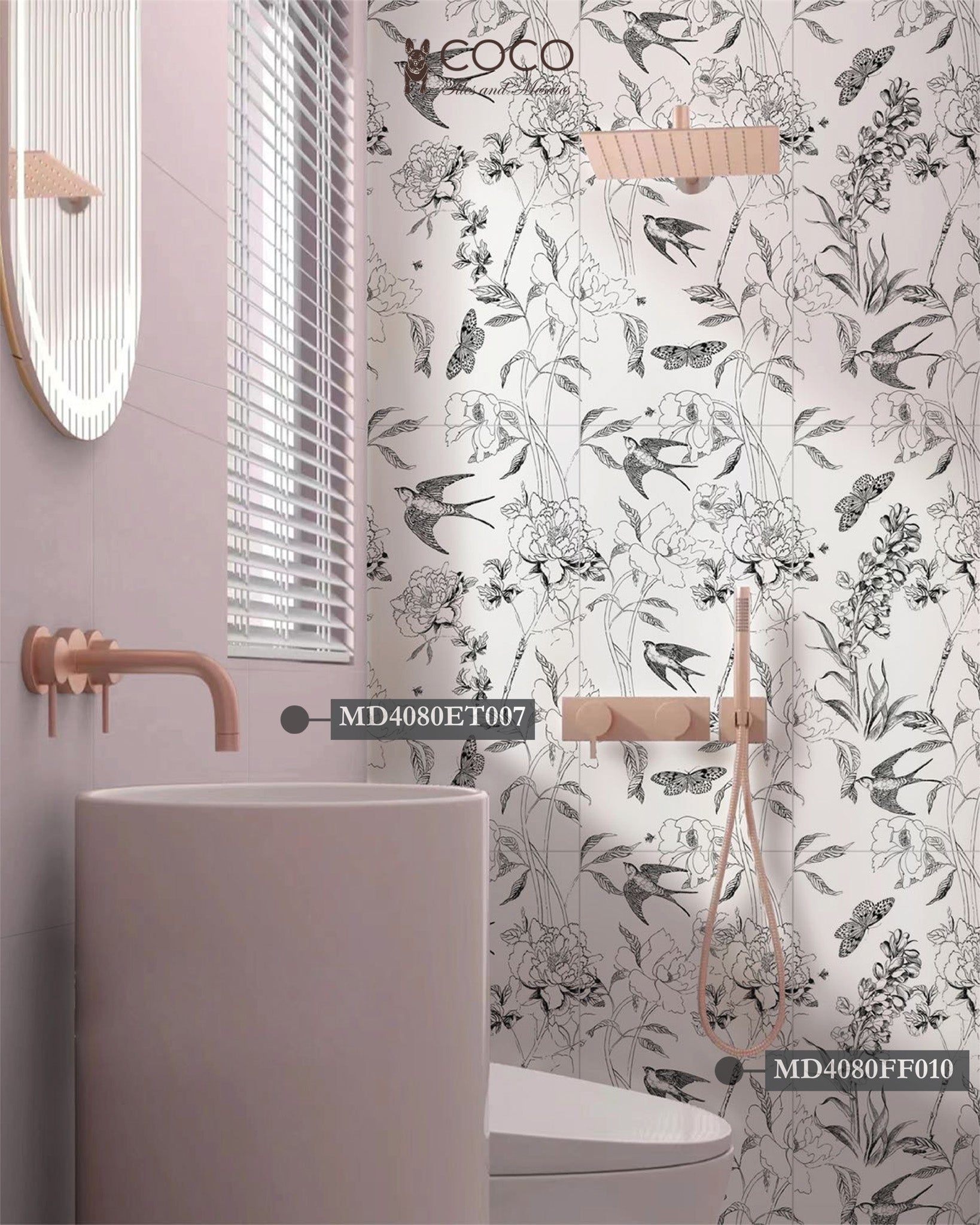 Flora & Fauna Tiles | Shop The Look | Coco Tiles – COCO Tiles and Mosaics