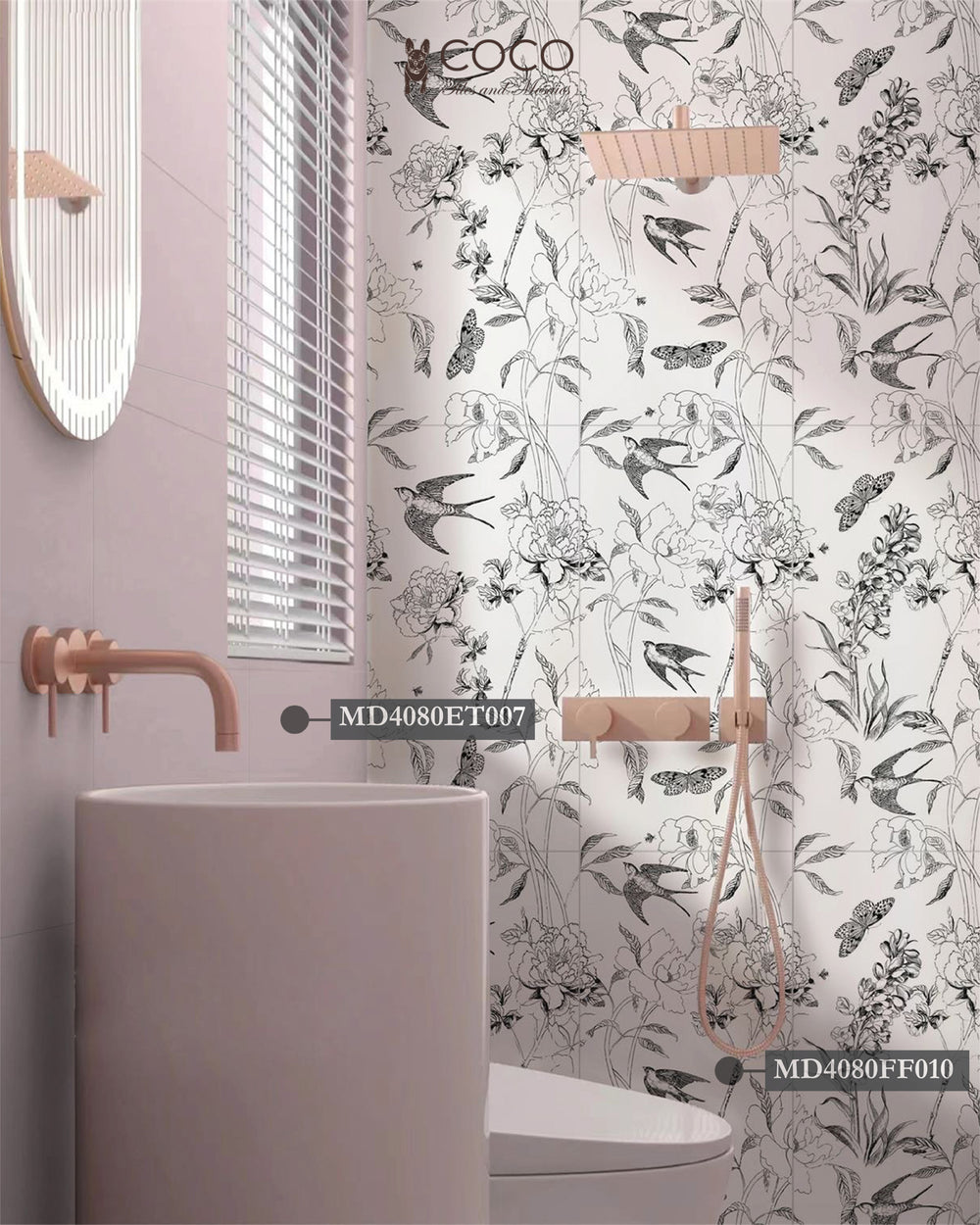 Midnight Rose Manor – COCO Tiles and Mosaics