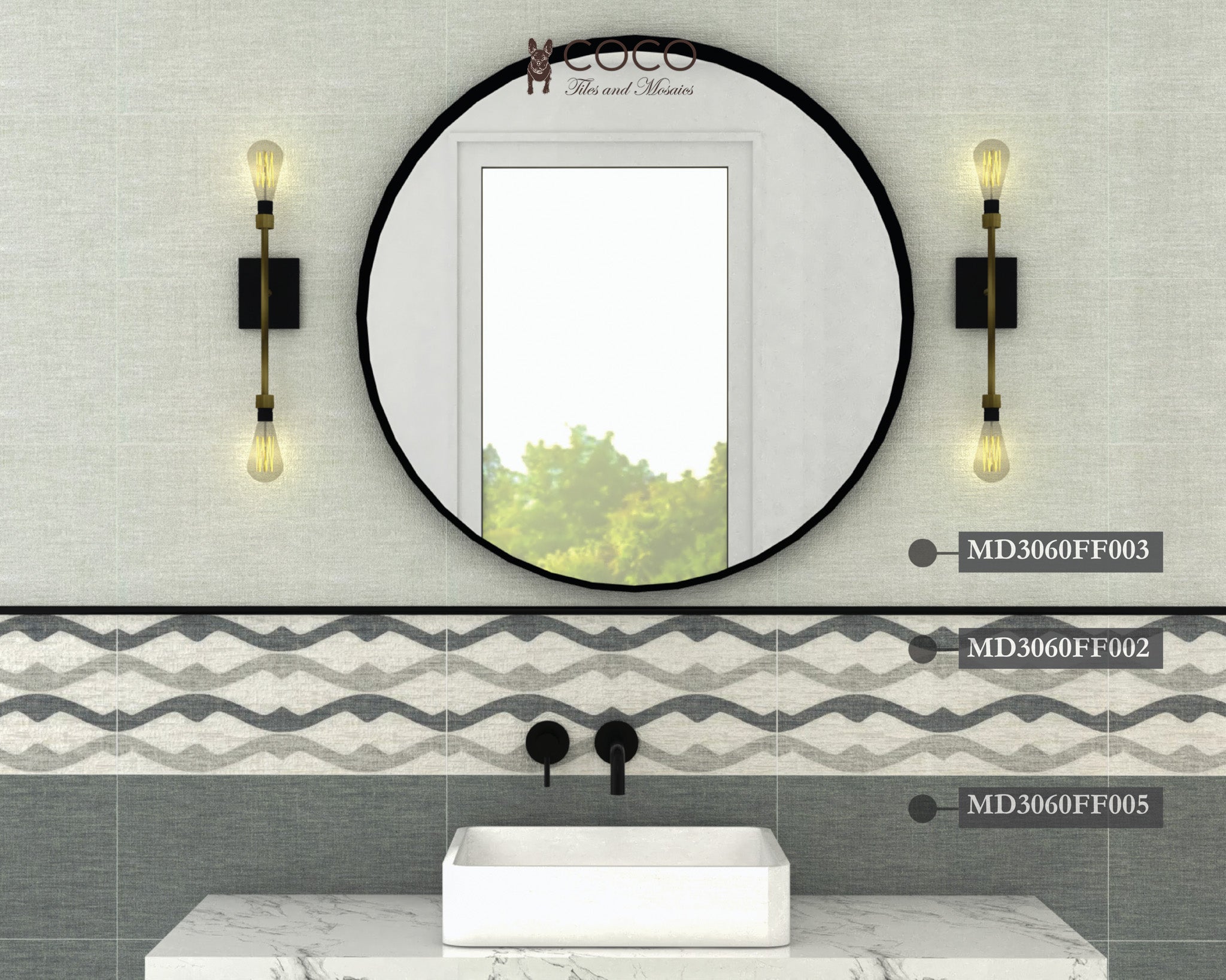 Fabric Look Tiles | Shop The Look | Coco Tiles – COCO Tiles and Mosaics