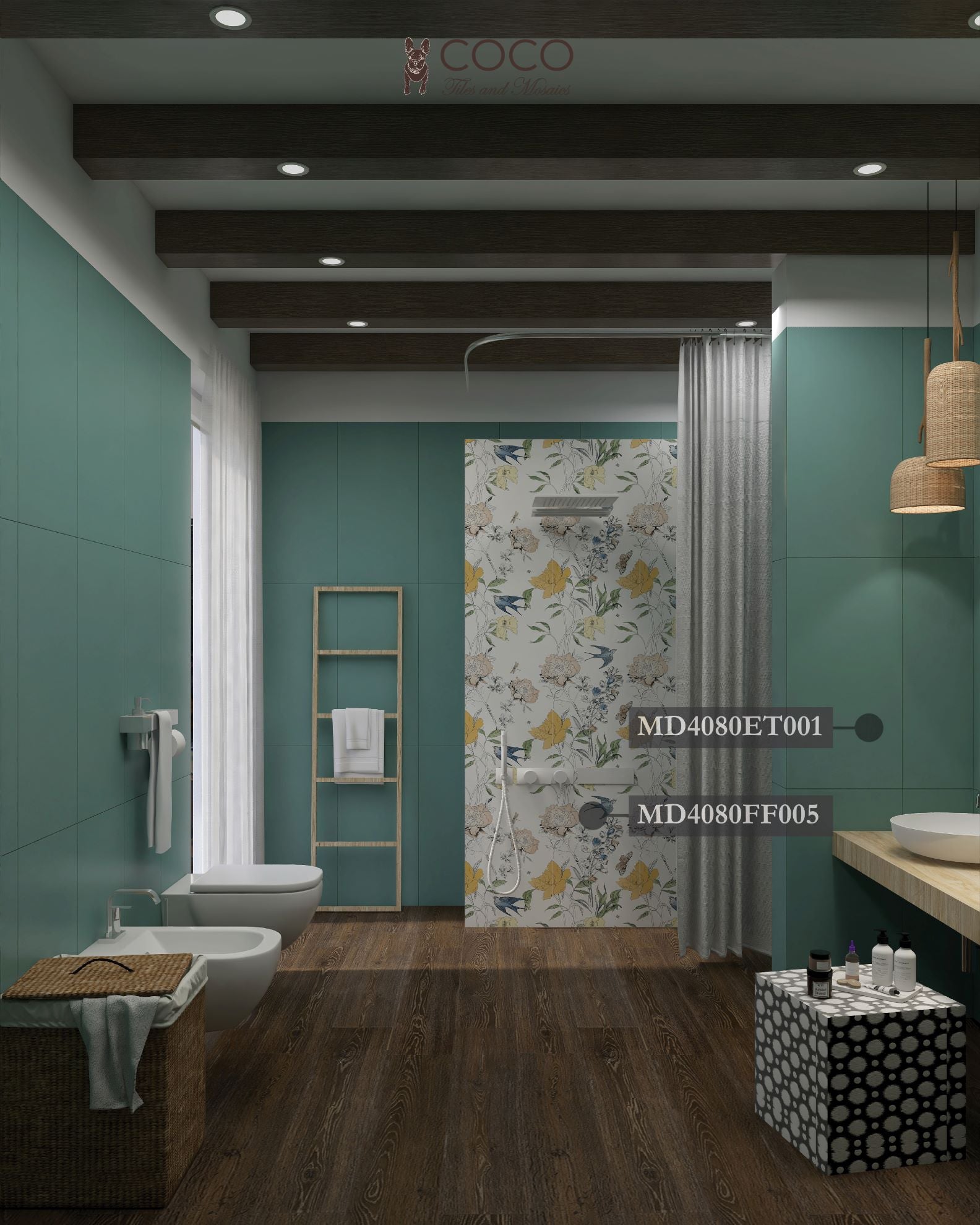 Midnight Rose Manor – COCO Tiles and Mosaics