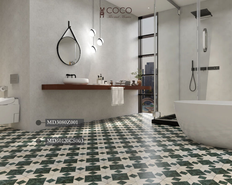 Artistic Tile | Green Magic Series - Infinity 300x300mm Patterned Tile ...