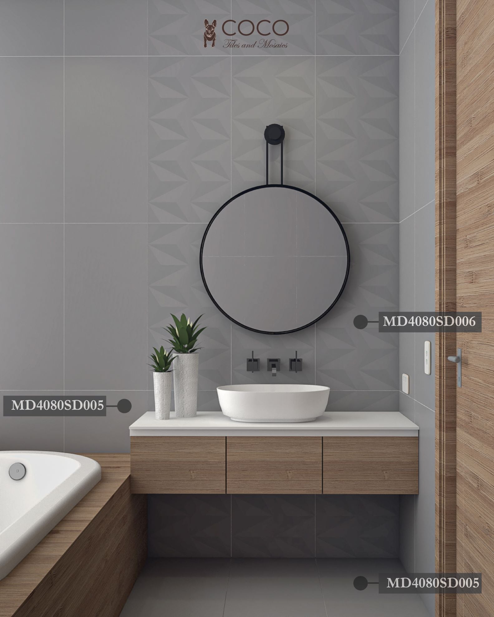 Shop Decorative Tiles Online – Foggy Forest: CoCo Tiles and Mosaics ...