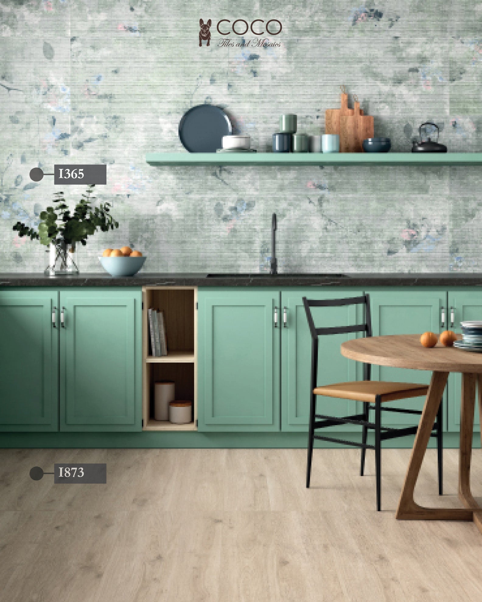 Kitchen Tiles: Wallpaper-Effect & Timber-Look Tiles for a Dreamy Space ...