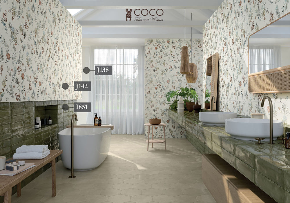 Flora & Fauna Tiles | Shop The Look | Coco Tiles – COCO Tiles and Mosaics