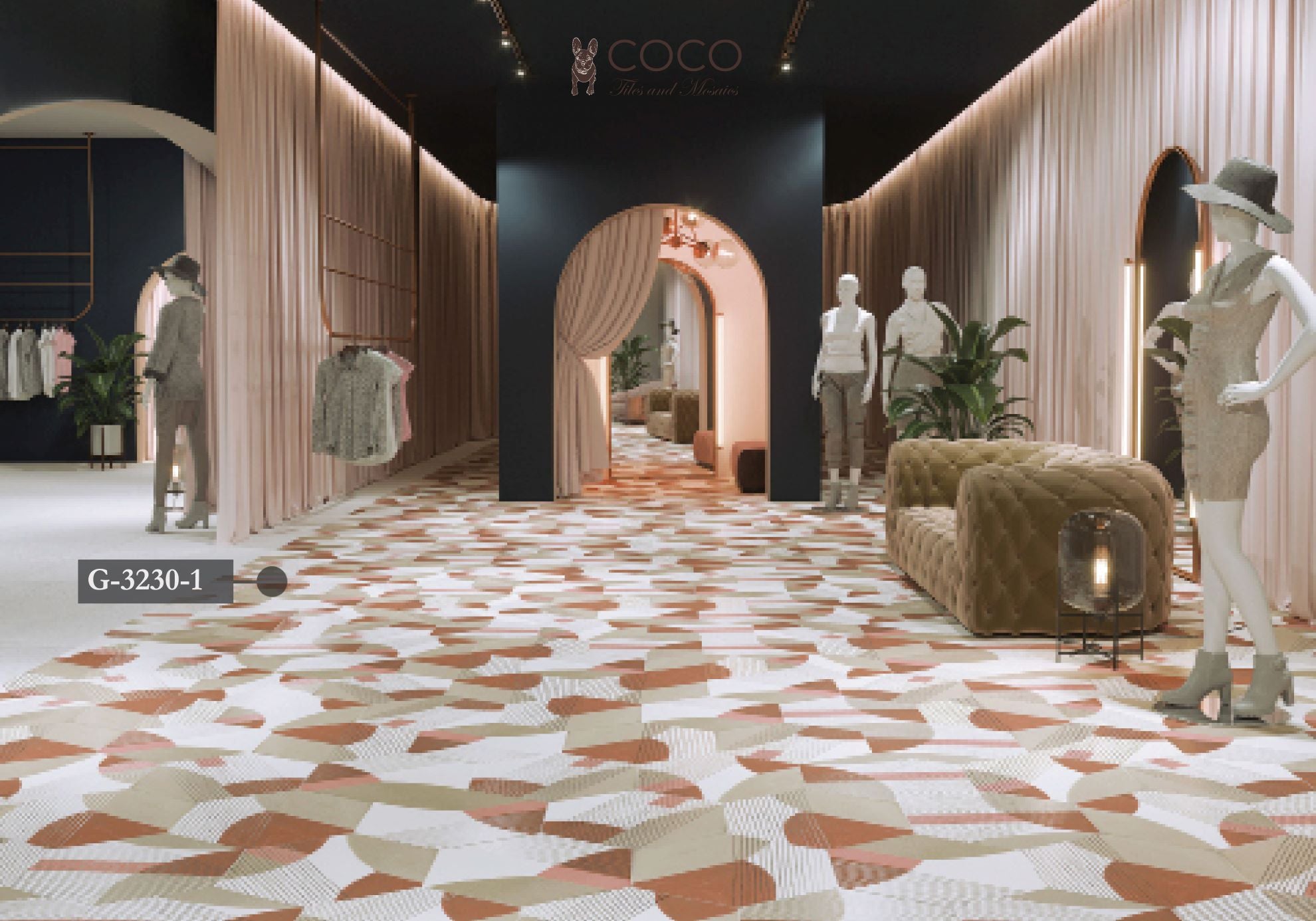 Glamour Grid – COCO Tiles and Mosaics