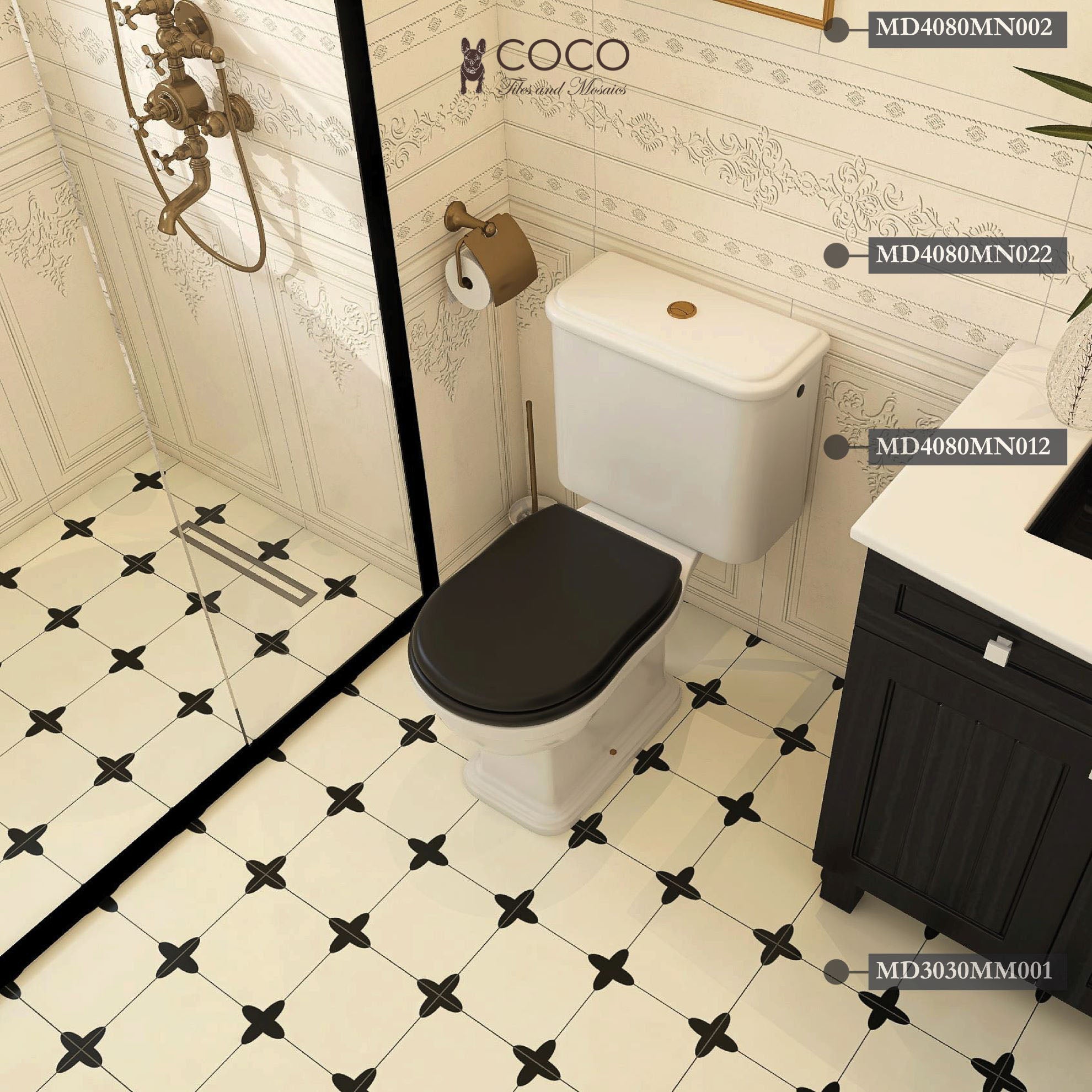 Modern Monochrome Series – COCO Tiles and Mosaics