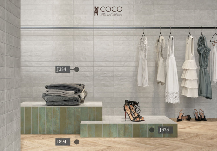 Artistic Green Patina Tiles | Fire & Earth Emerald Patina | COCO Tiles ...