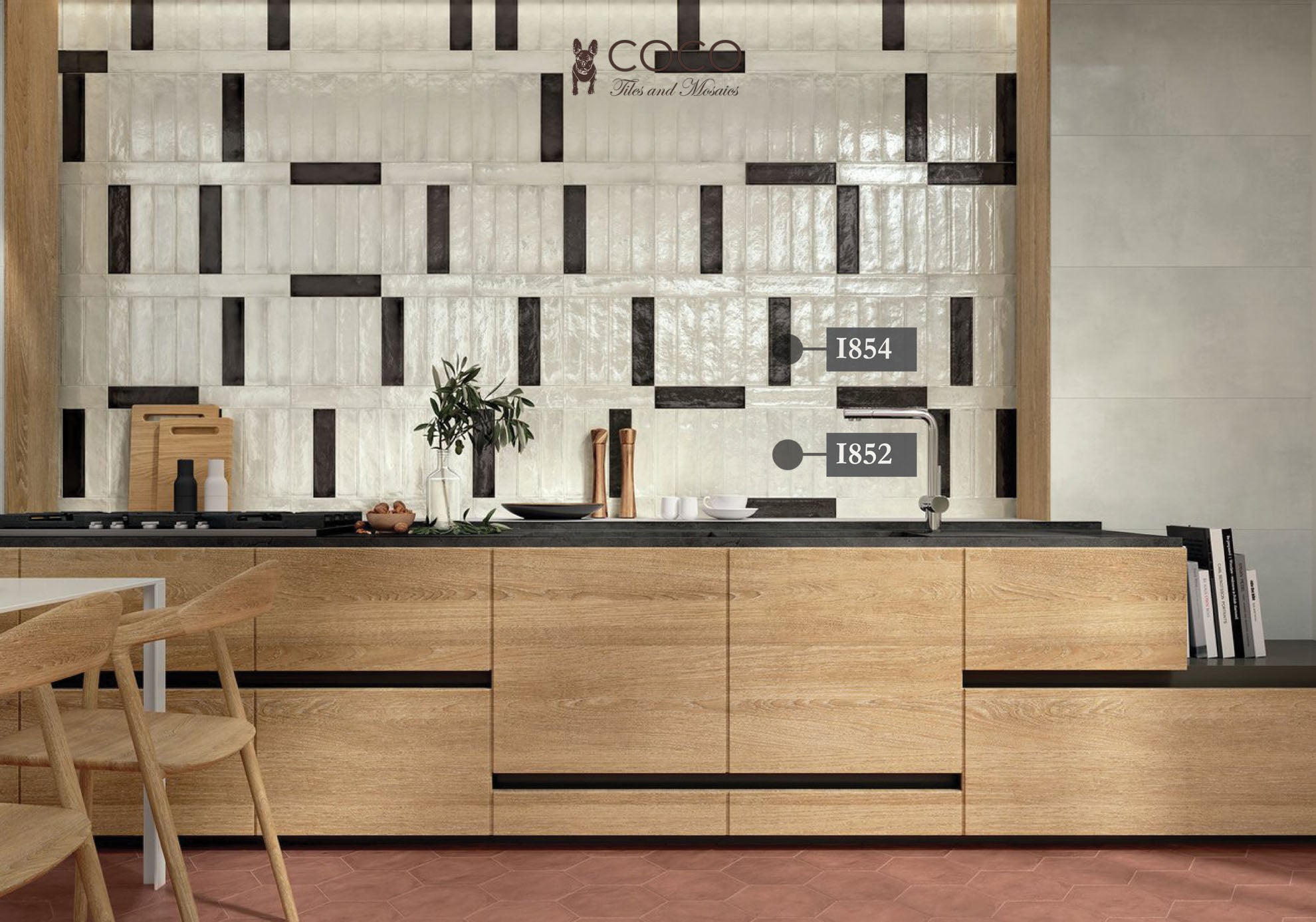 Monochrome Harmony – COCO Tiles and Mosaics