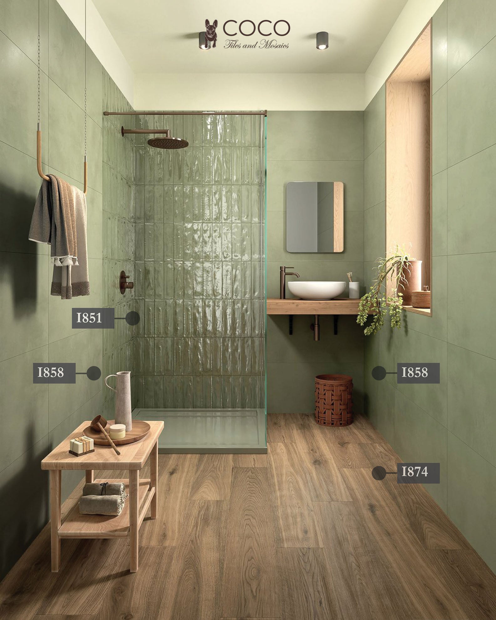 Urban Jungle Chic – COCO Tiles and Mosaics