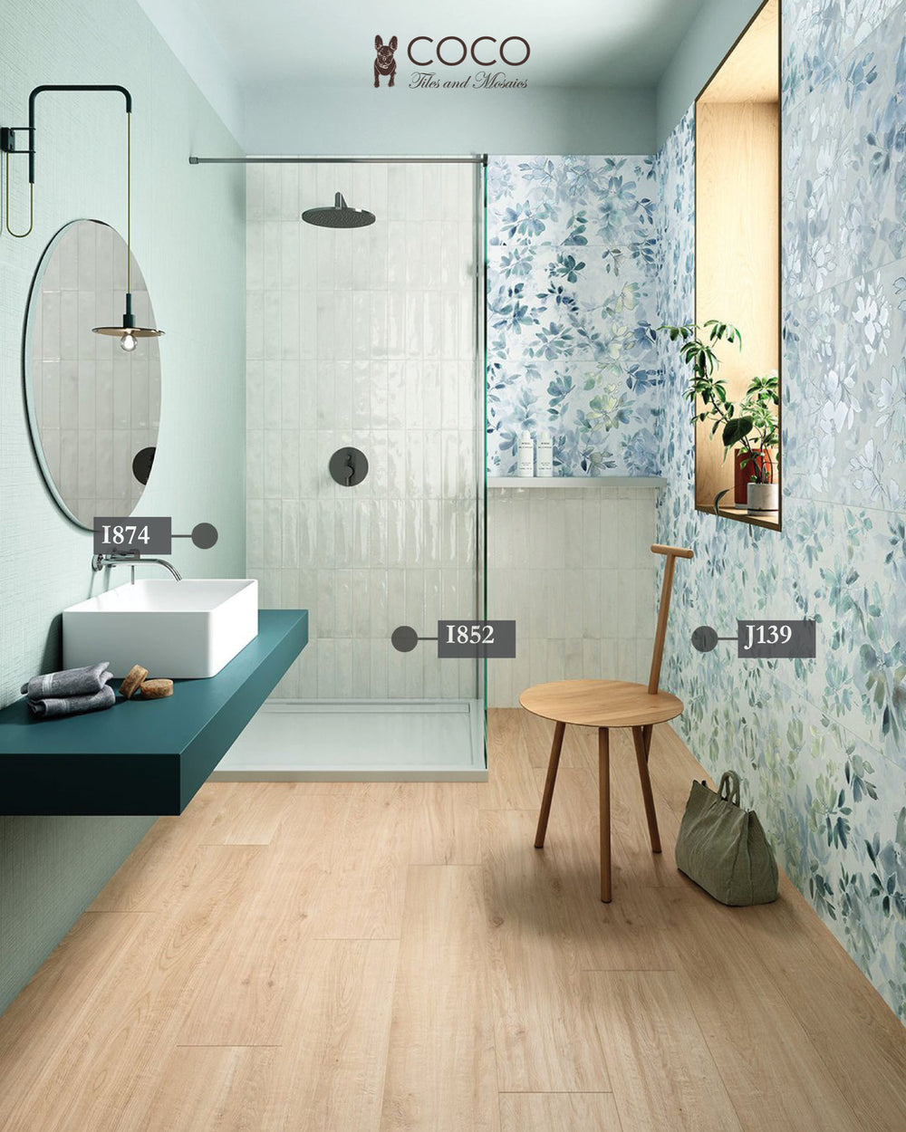 Flora & Fauna Tiles | Shop The Look | Coco Tiles – Coco Tiles And Mosaics