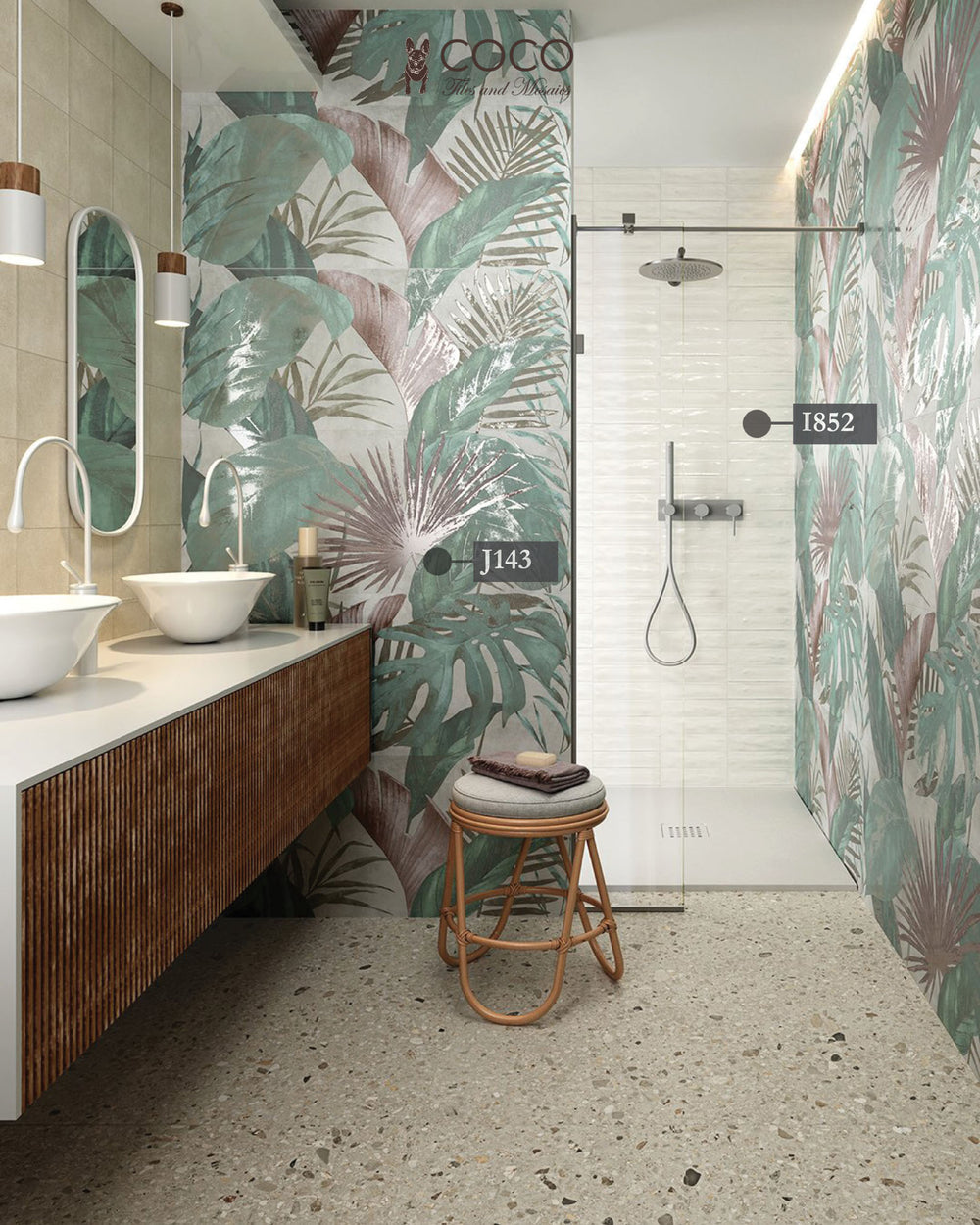 Flora & Fauna Tiles | Shop The Look | Coco Tiles – COCO Tiles and Mosaics