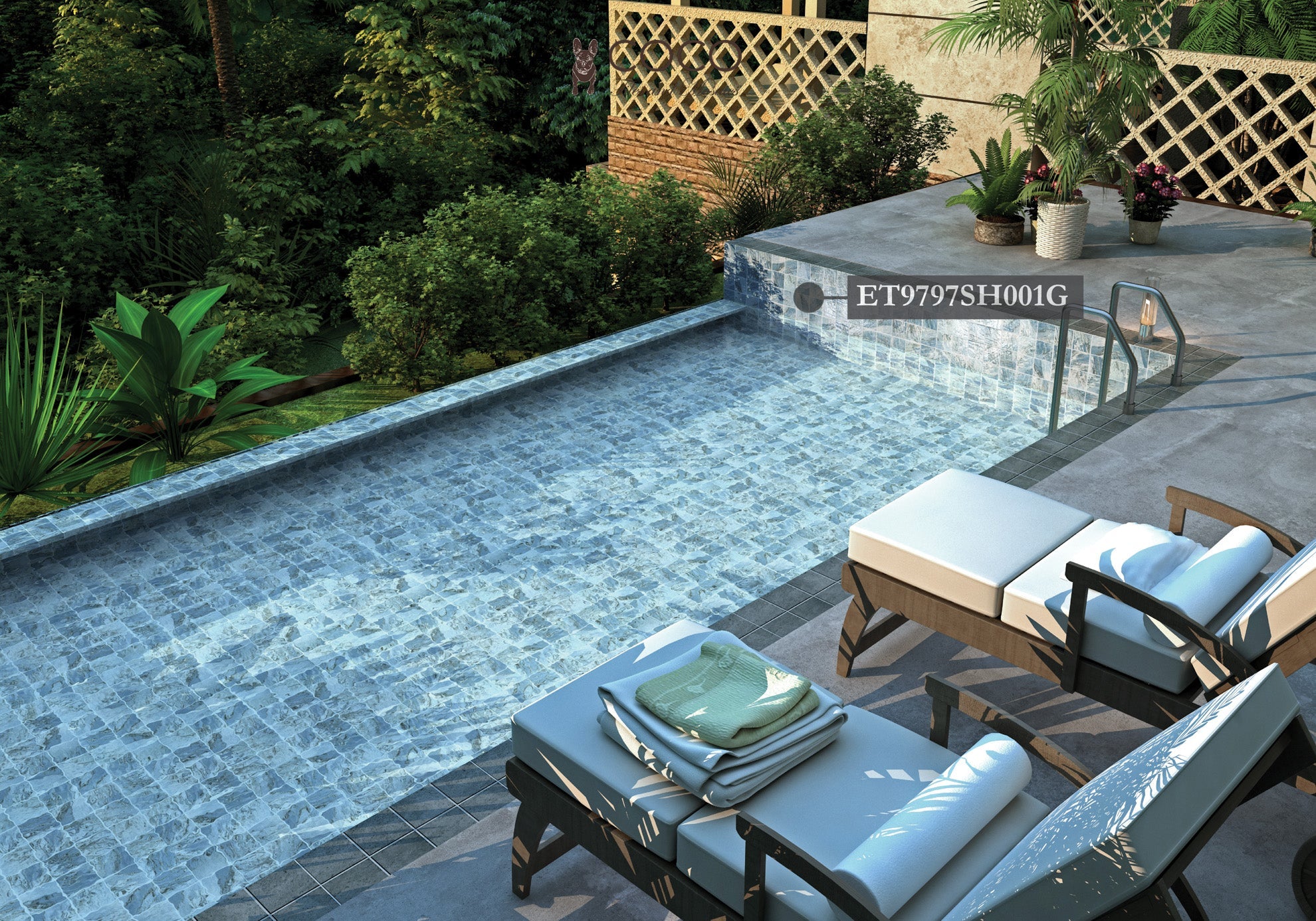 Blue Drift – COCO Tiles and Mosaics