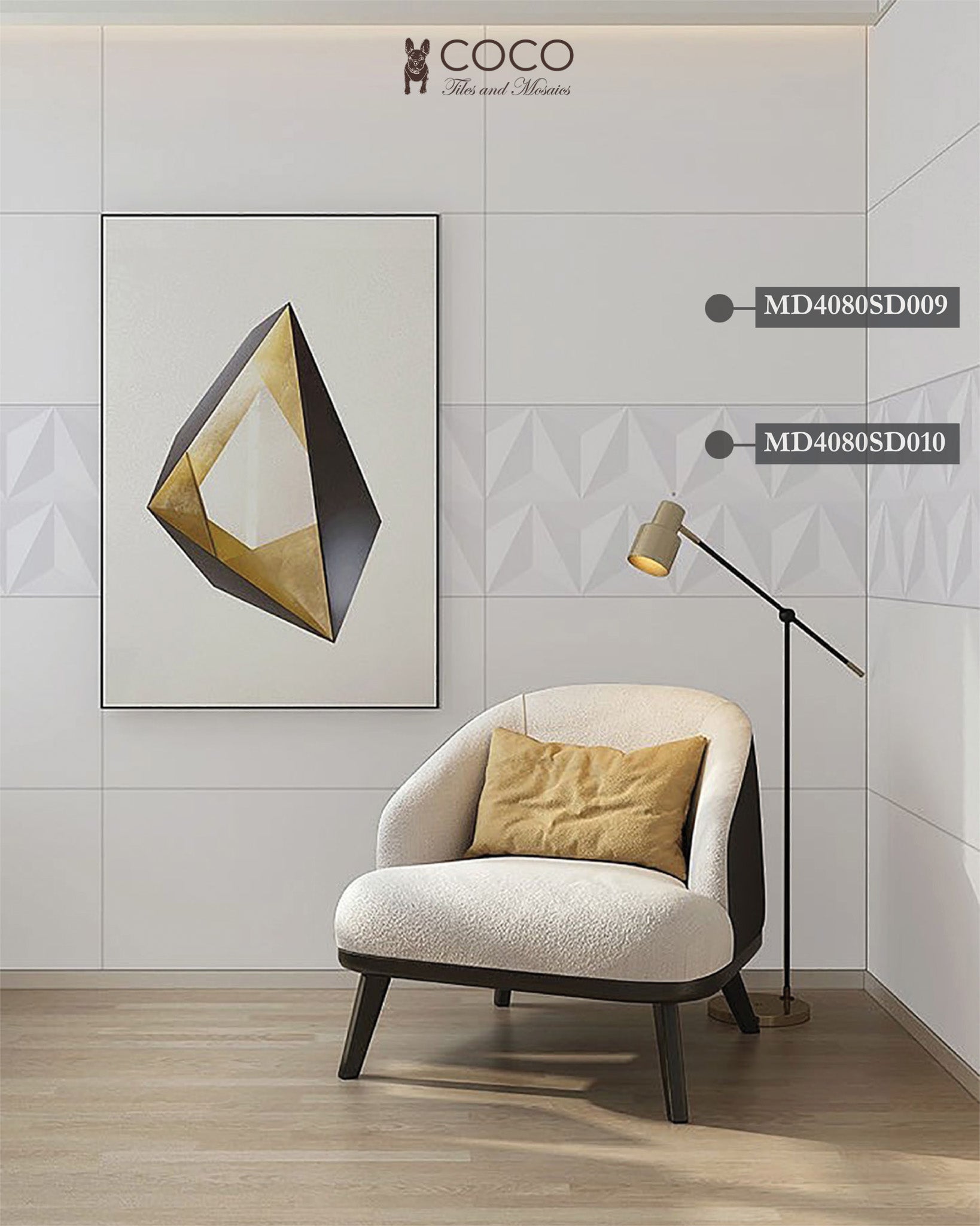 3D Wall Design Tiles | Shop The Look | Coco – COCO Tiles and Mosaics