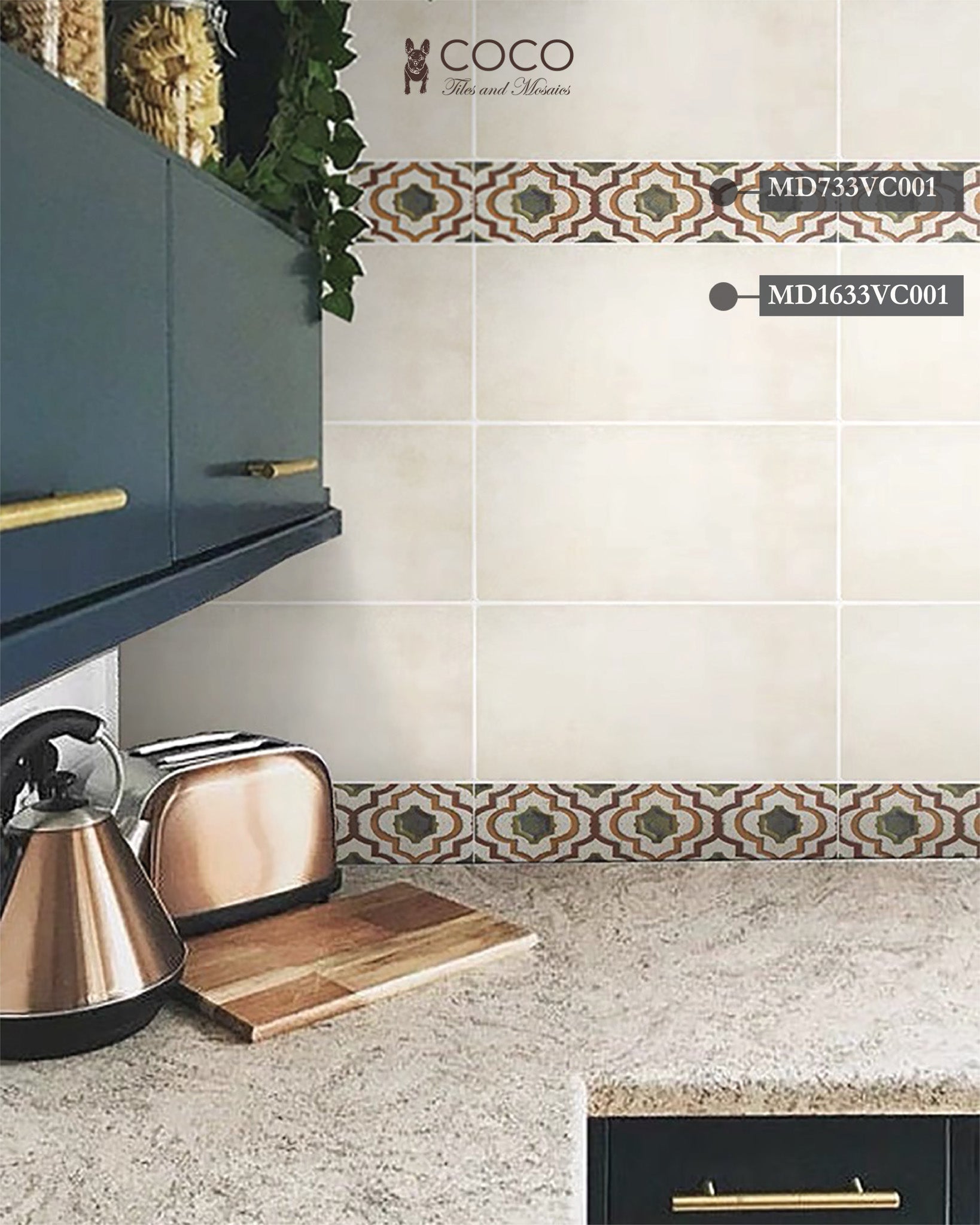 Decorative Belt Border Tile 70x330mm | COCO Tiles – COCO Tiles and Mosaics