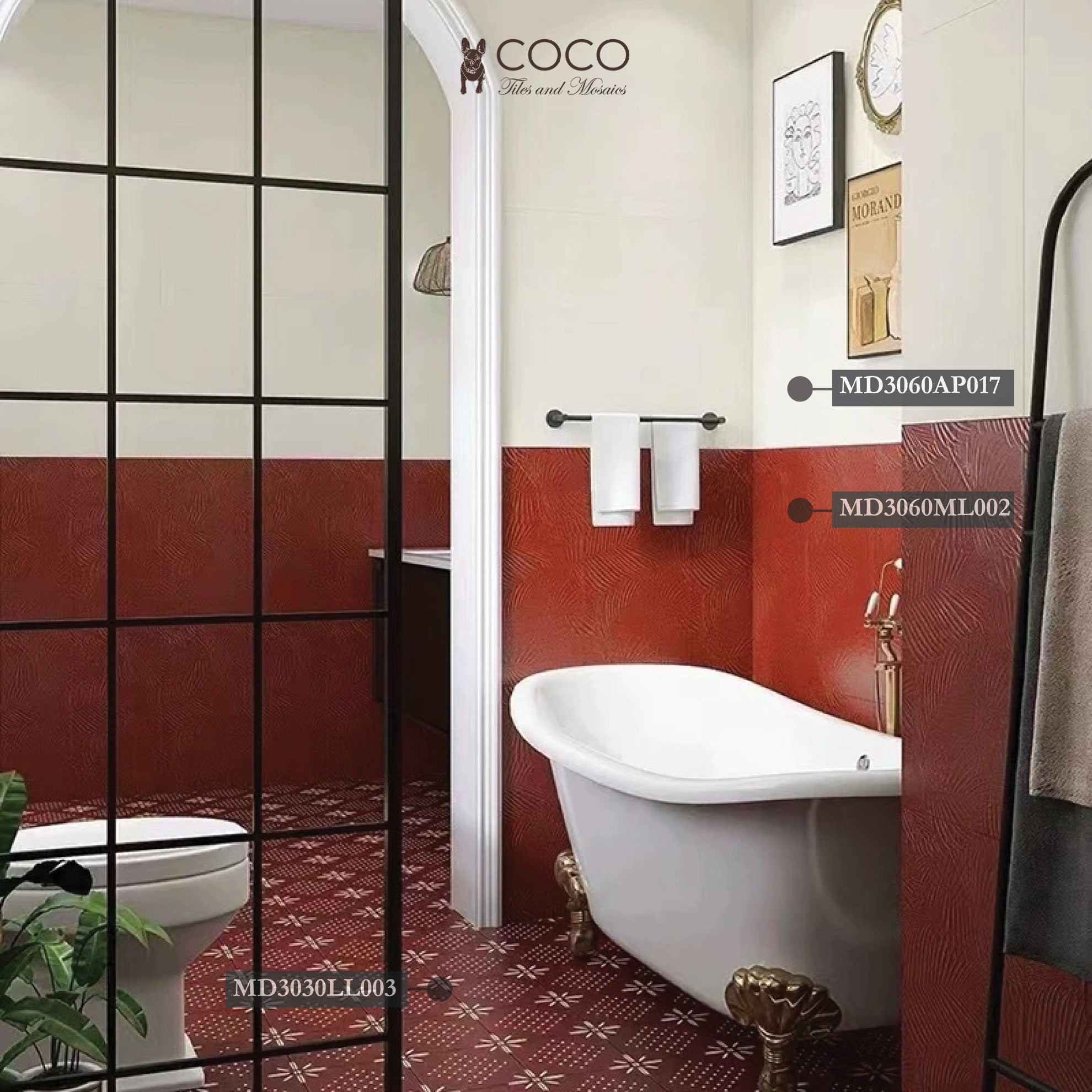 Retro Red Tiles Bring a Nostalgic Yet Fresh Vibe to Your Space – COCO ...