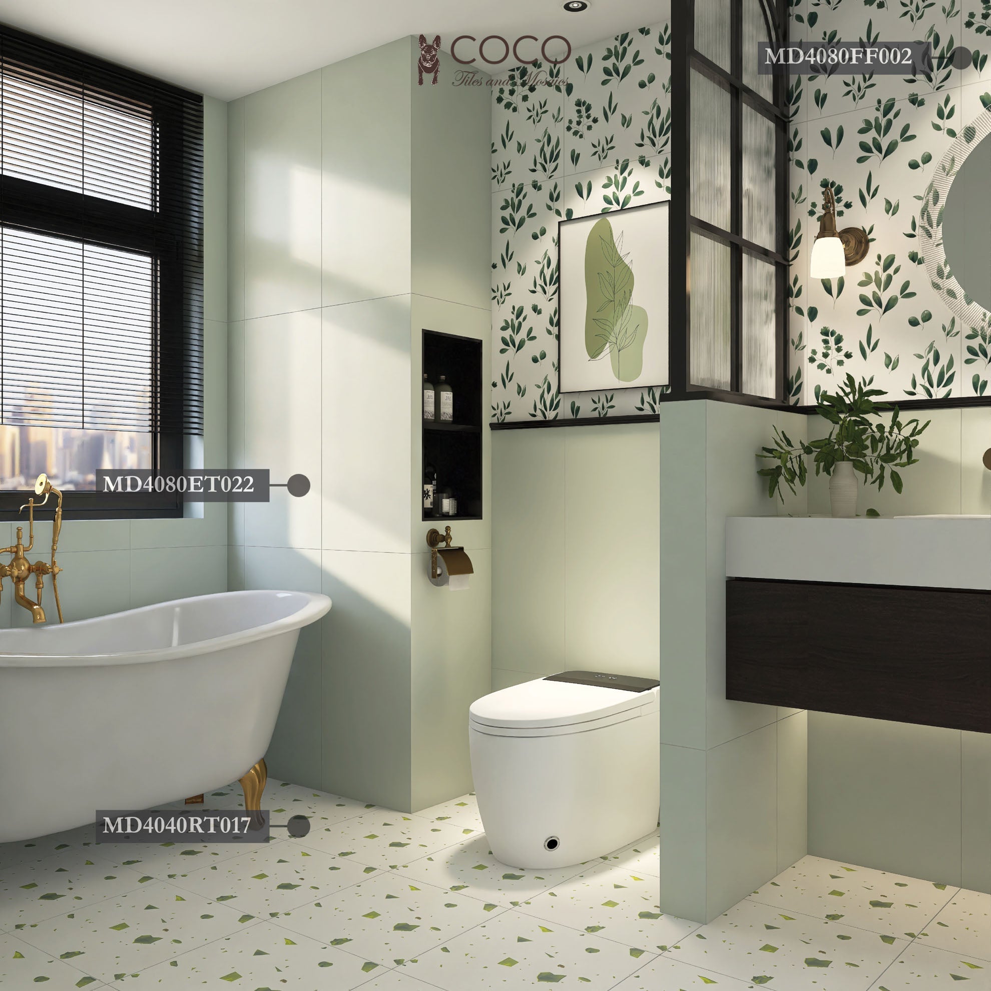 Bathroom Tiles | Shop The Look | COCO Tiles and Mosaics