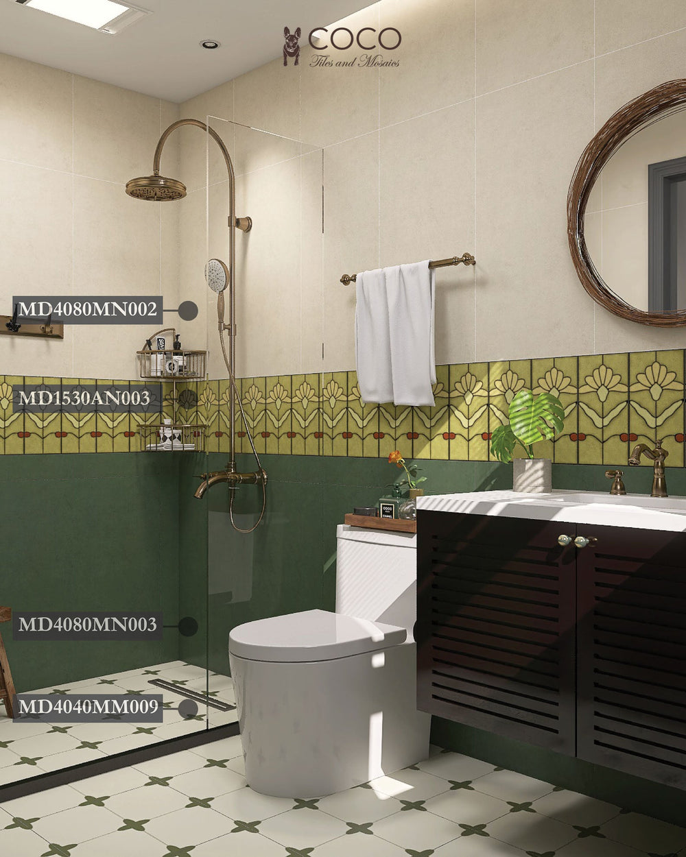 Bathroom Tiles | Shop The Look | COCO Tiles and Mosaics