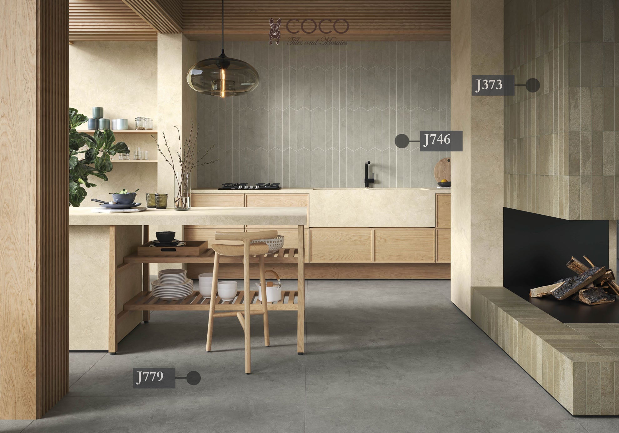 Artistic Green Patina Tiles | Fire & Earth Emerald Patina | COCO Tiles ...