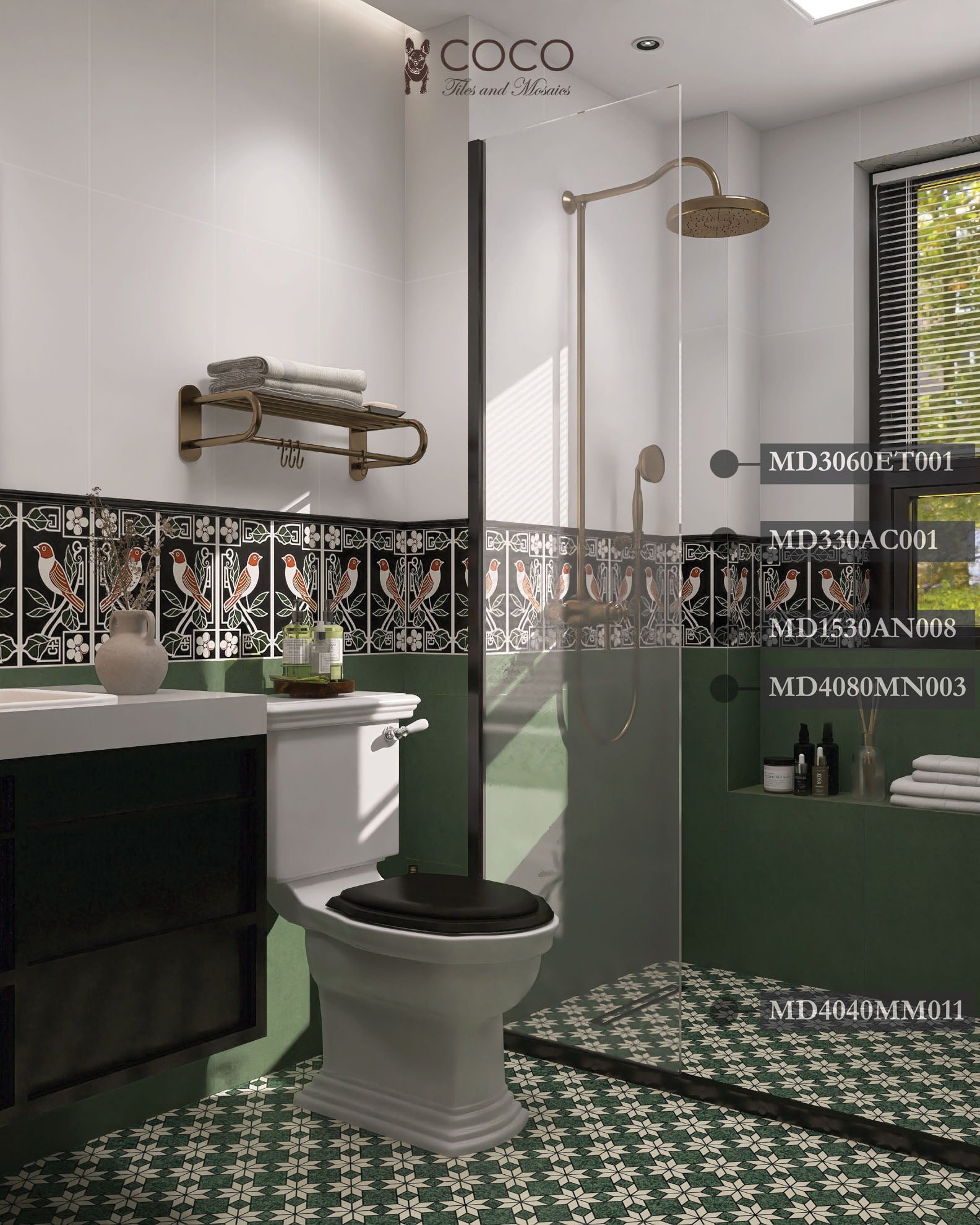 Bathroom Tiles | Shop The Look | COCO Tiles and Mosaics