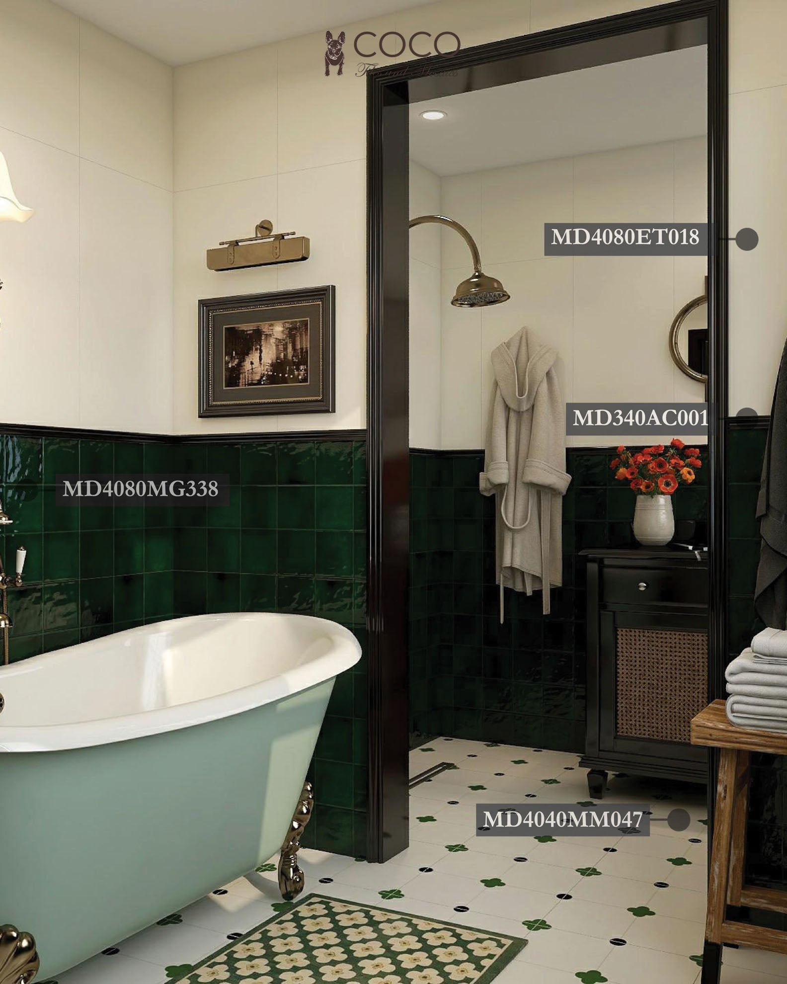 Bathroom Tiles | Shop The Look | COCO Tiles and Mosaics