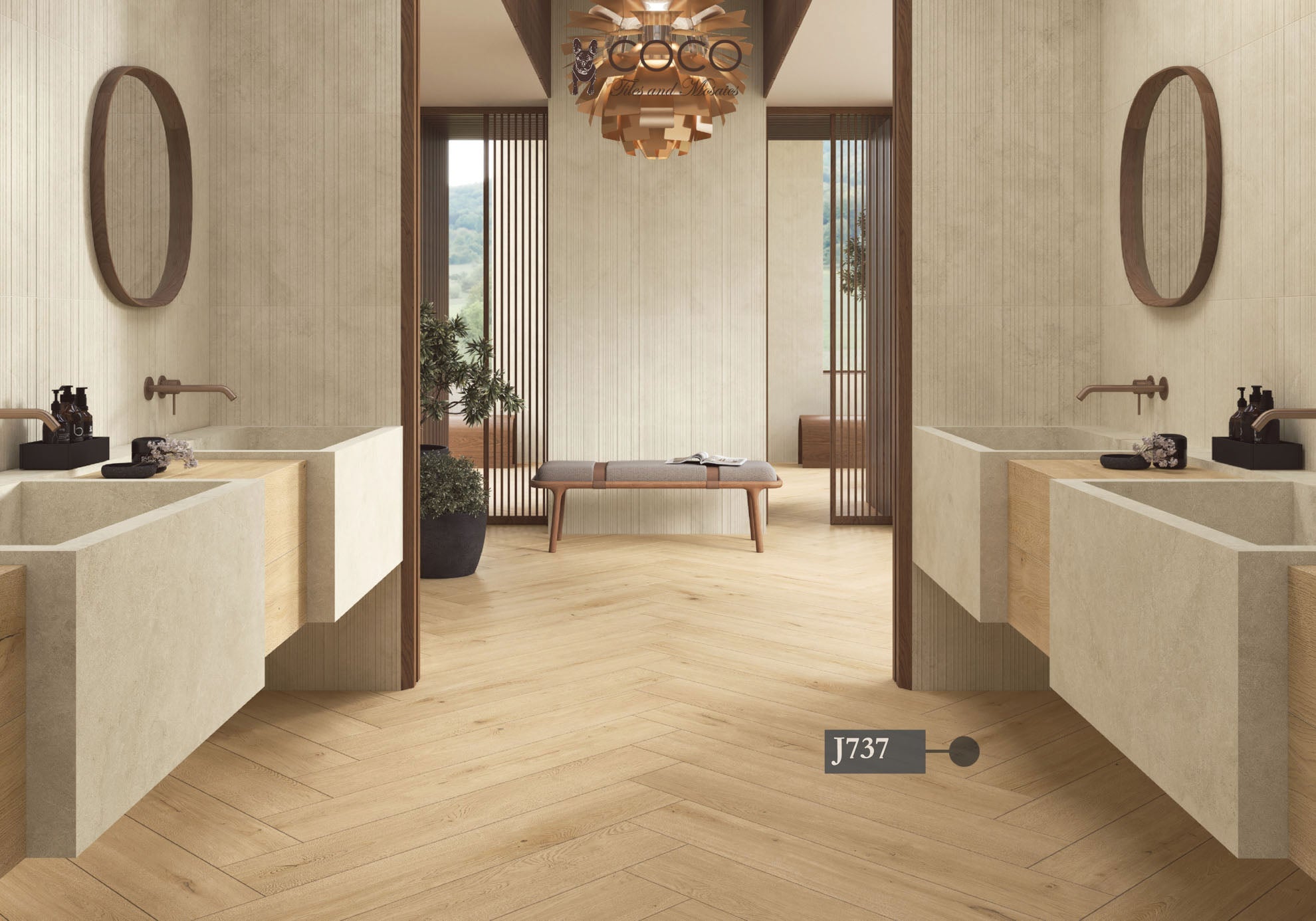 Glow Time, Slow Time Tile Look | Sunlit Grove 200x1200 Matt – COCO ...