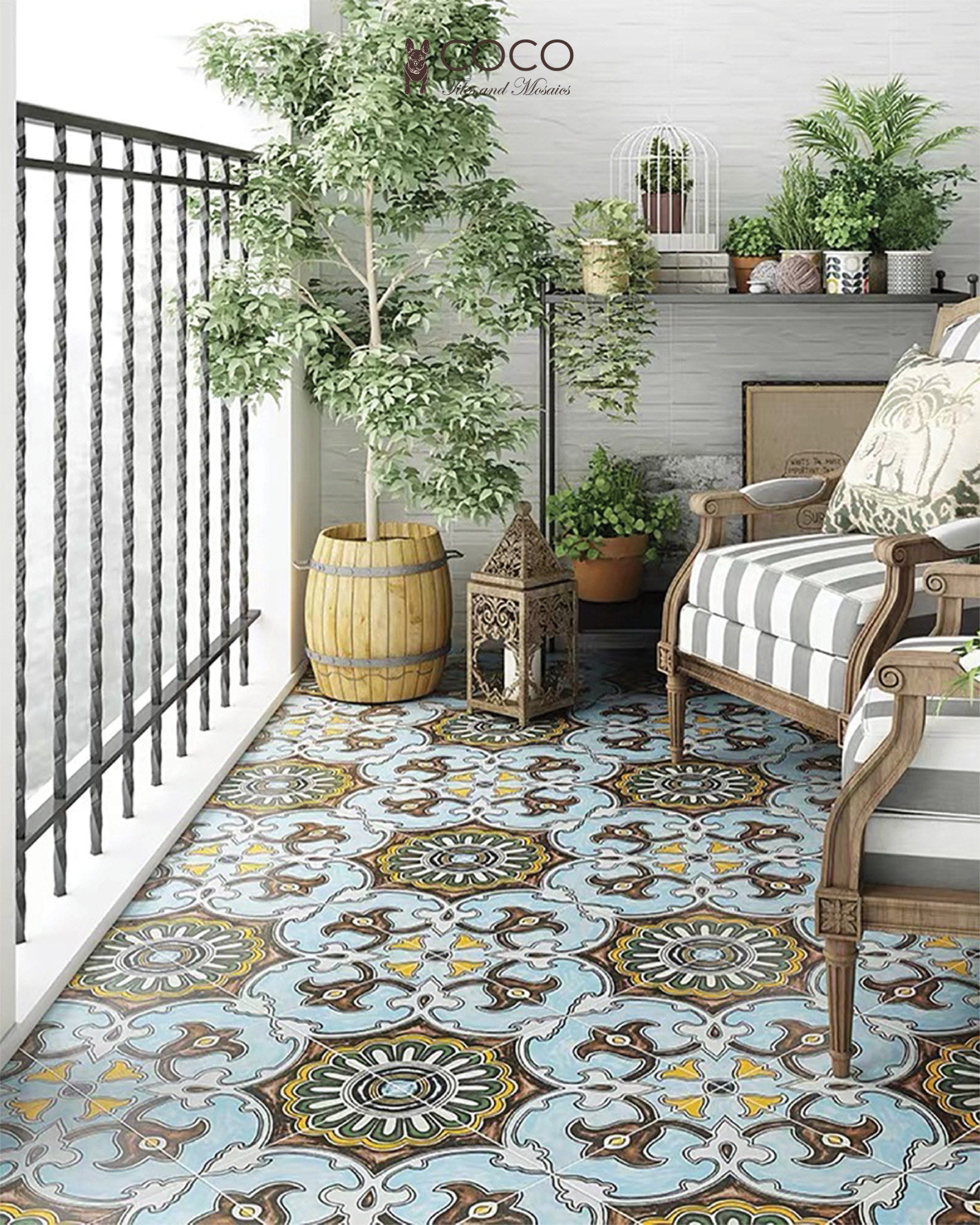 Patio Floor – COCO Tiles and Mosaics