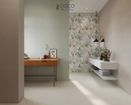 Bloom Series - Flora and Fauna Cactus Flower 400x800mm Ceramic Tile ...