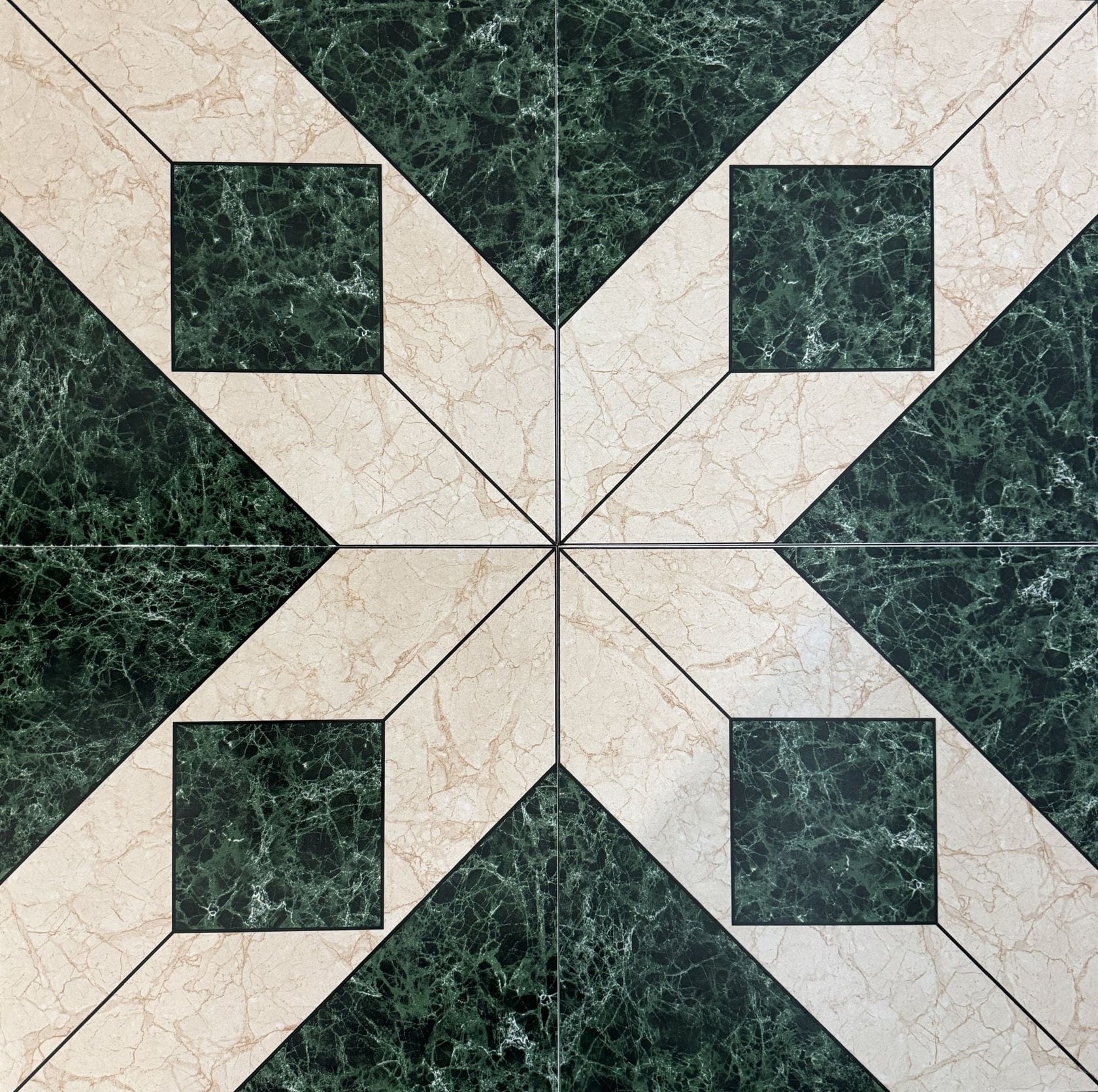 Artistic Tile | Green Magic Series - Infinity 300x300mm Patterned Tile ...