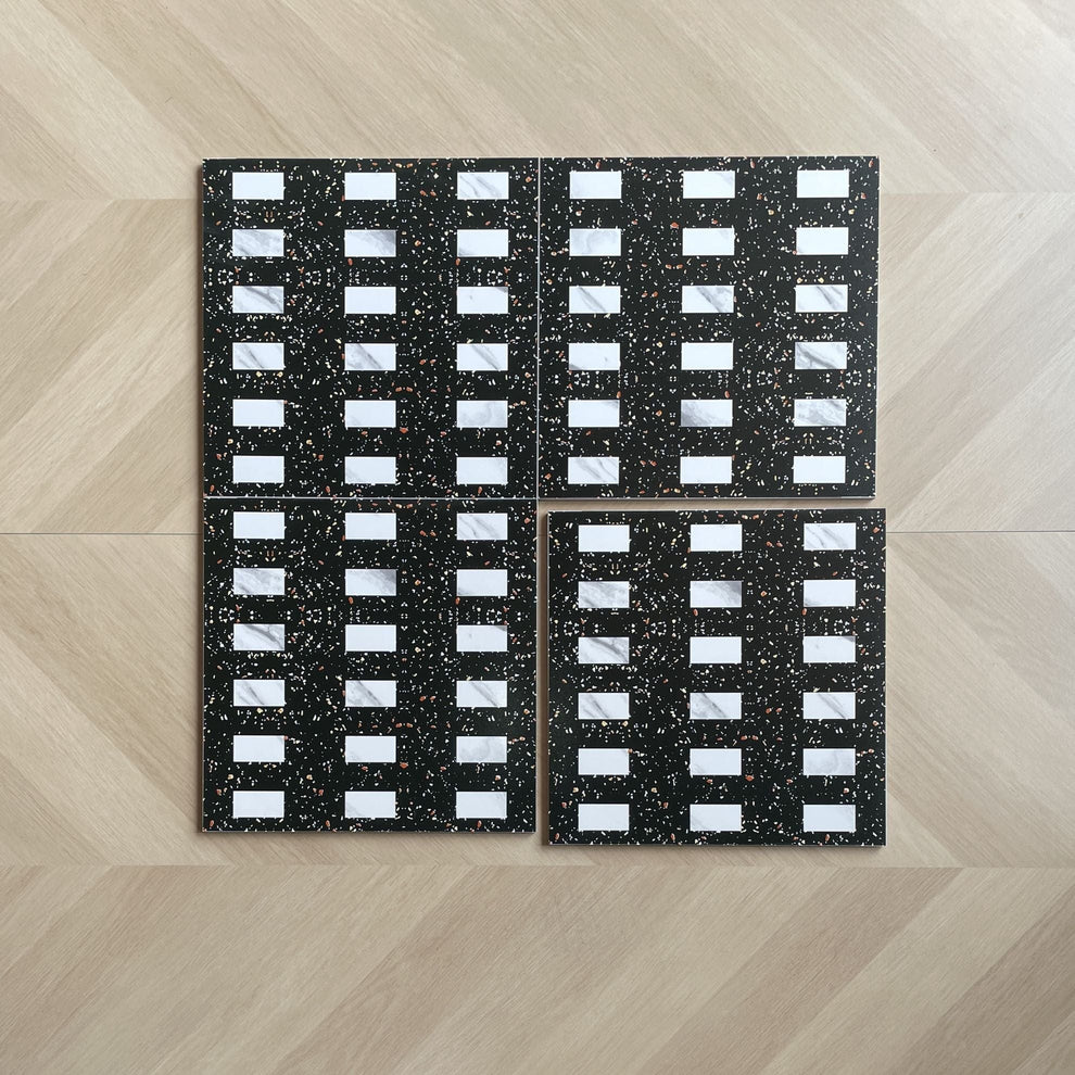 Artistic Tile | Living Style Series Gem Stone Satin 300x300mm Patterned ...