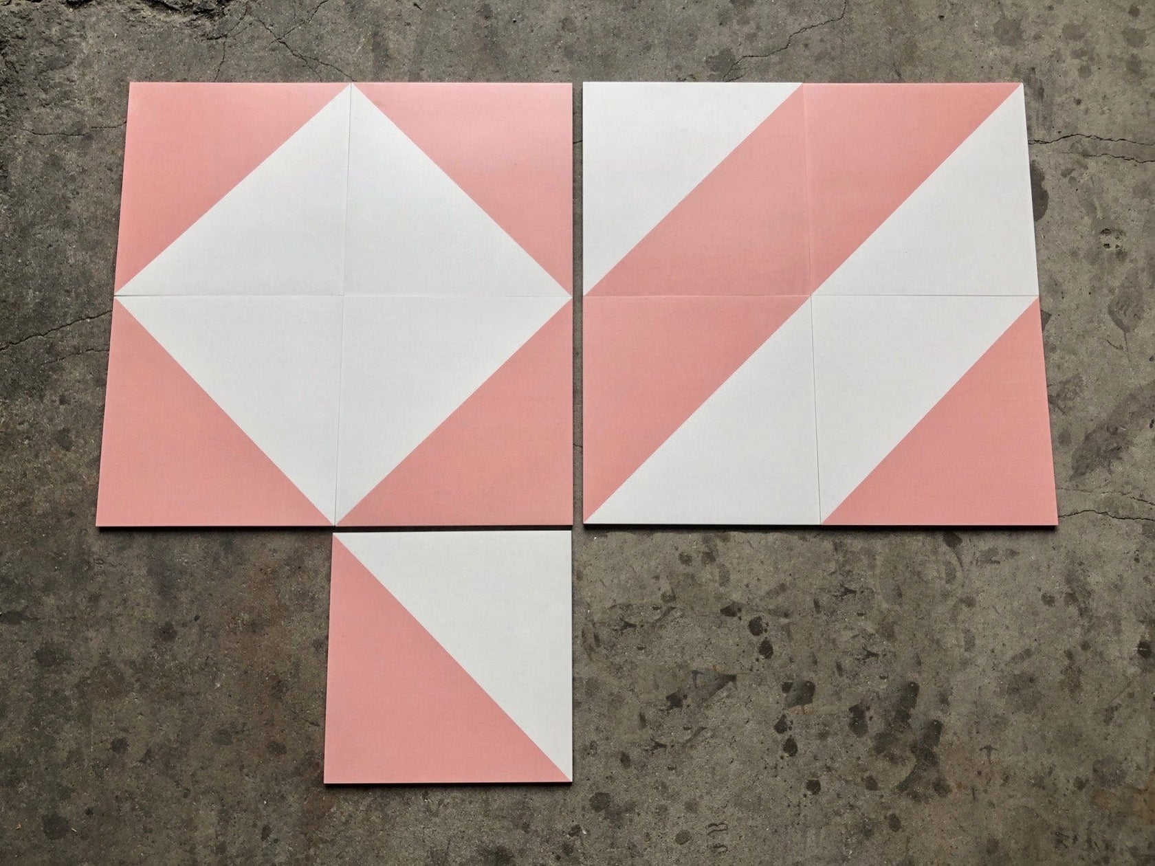 Pink Geometric Patterned Tile | Pink Lovers Series Magic Sail 300 x ...