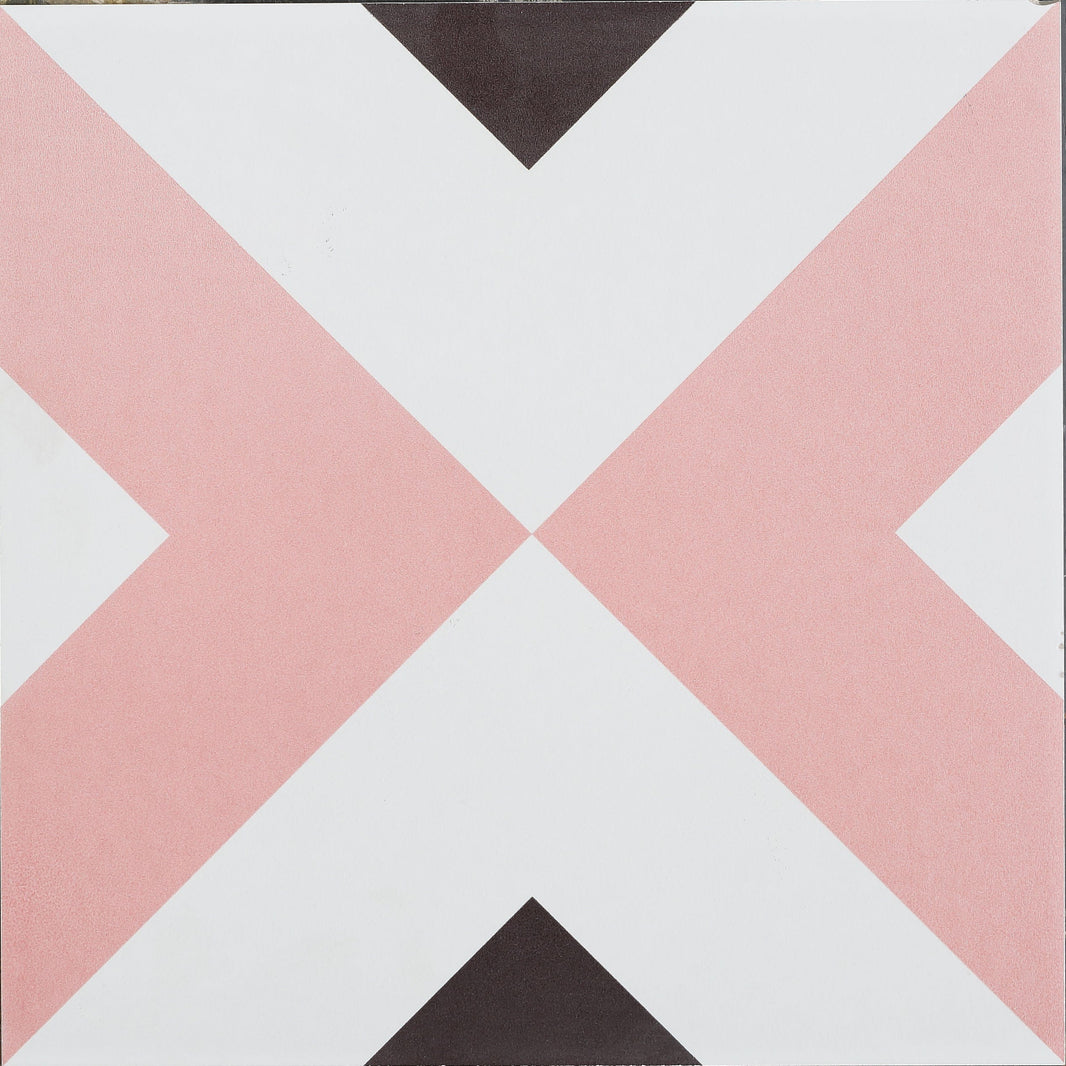 Pink Patterned Tile | Pink Lovers Series Infatuation Pink 300 x 300mm ...