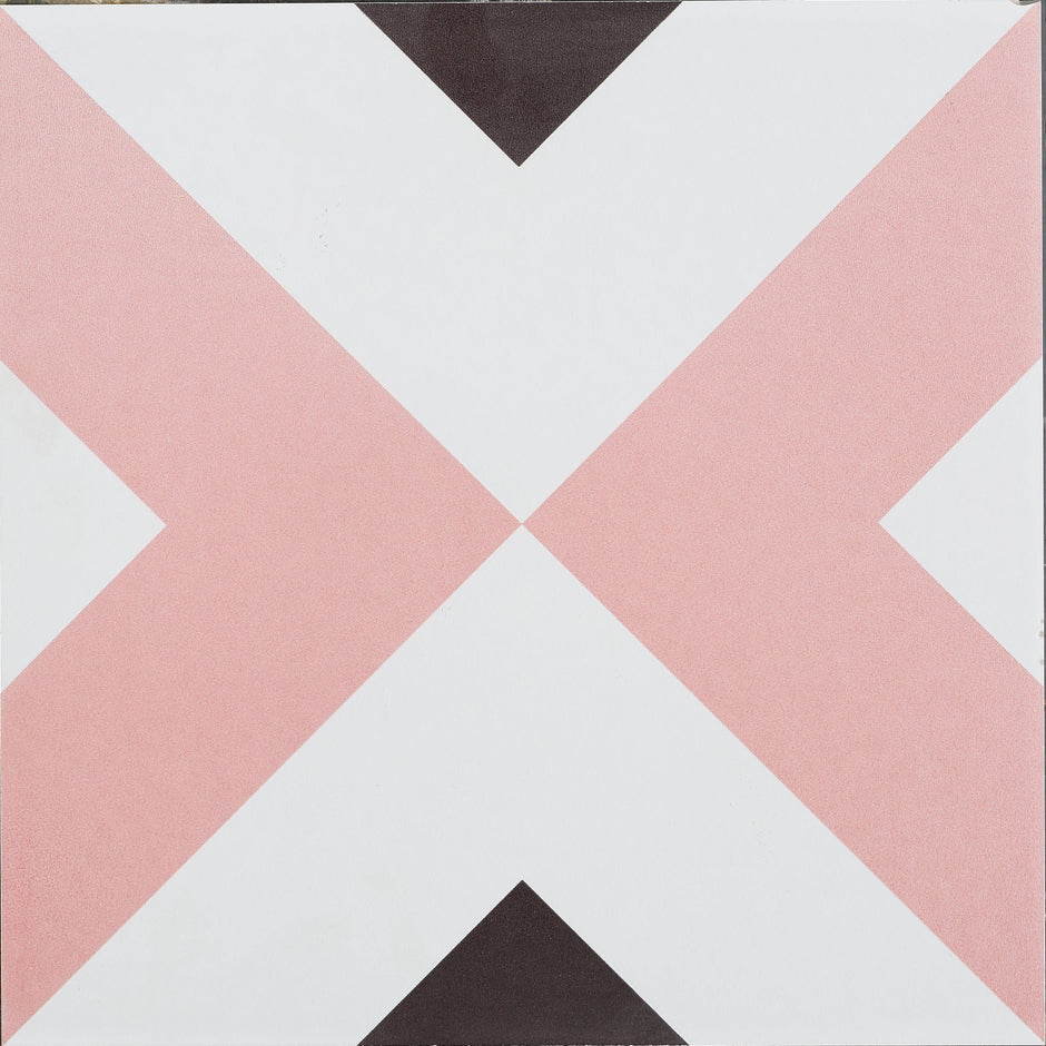 Pink Geometric Patterned Tile | Pink Lovers Series Magic Sail 300 x ...