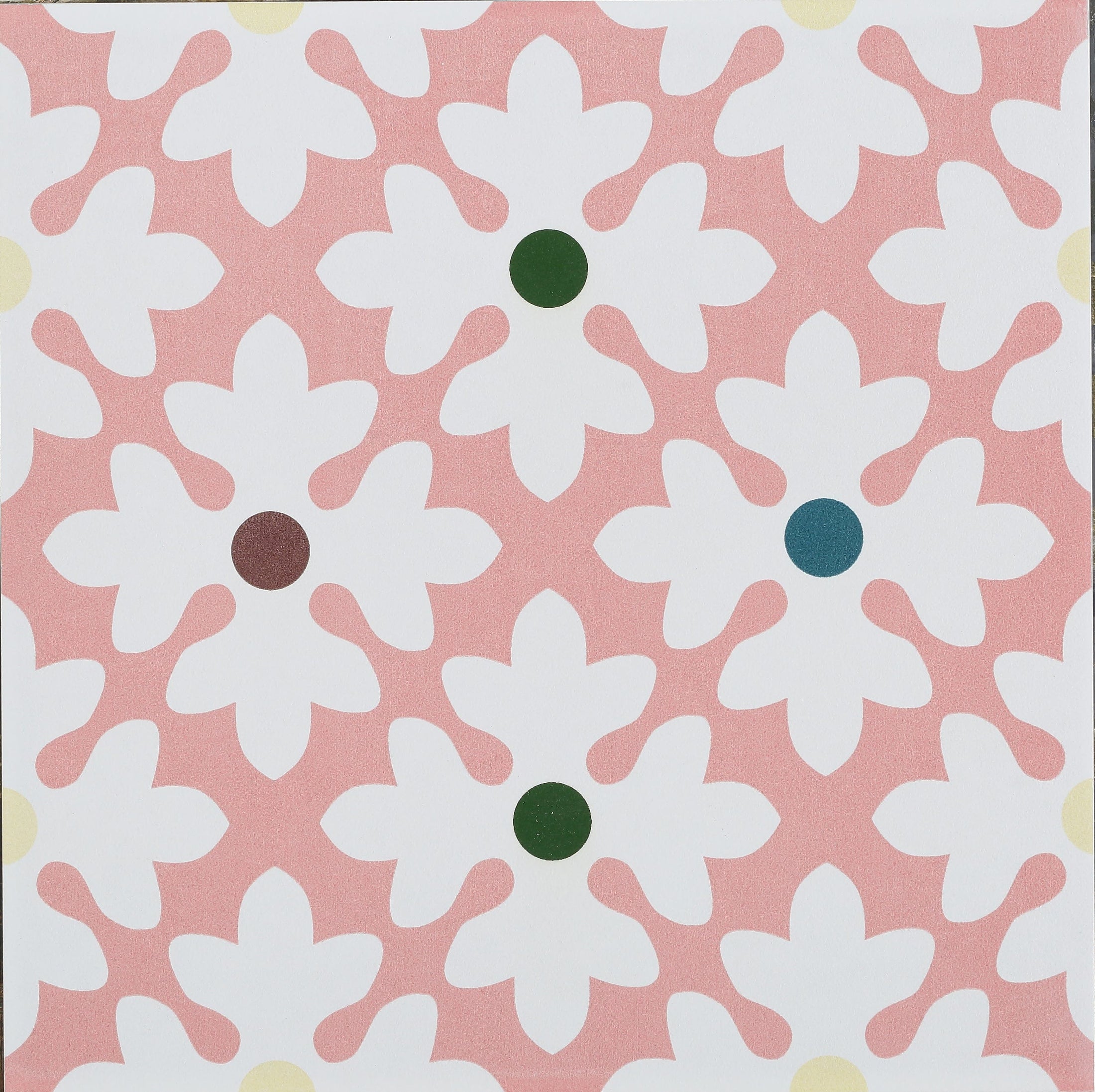 Pink Patterned Tile | Pink Lovers Series Infatuation Pink 300 x 300mm | Pink Geometric Tile ...