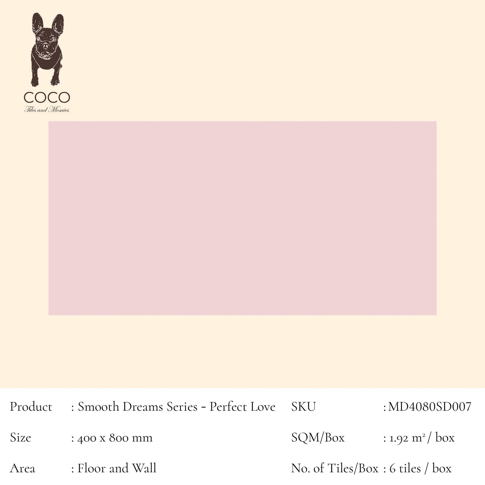 Smooth Dreams Series - Perfect Love 400x800mm Ceramic Tile – COCO Tiles ...