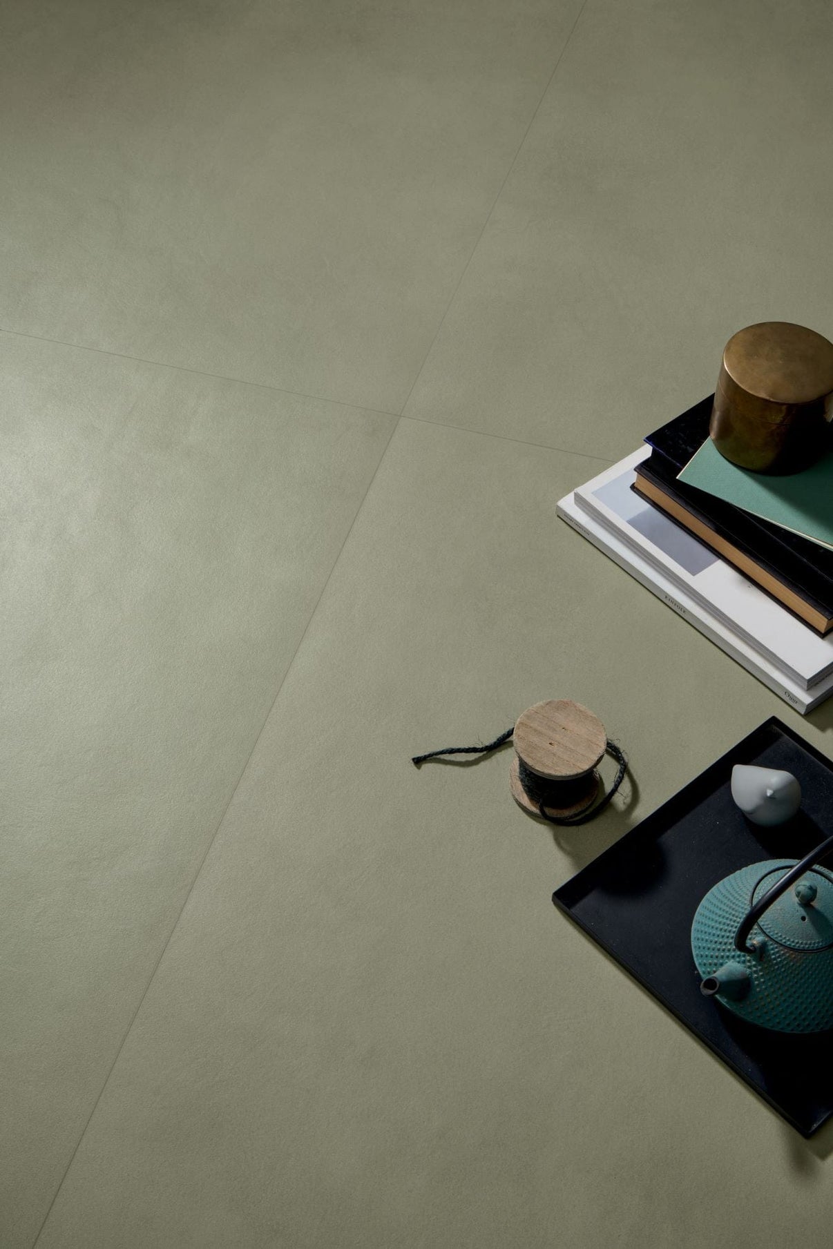 Olive Green Resin Tile (Mossy Meadow) - 600x1200mm Ceramic - Symphony ...