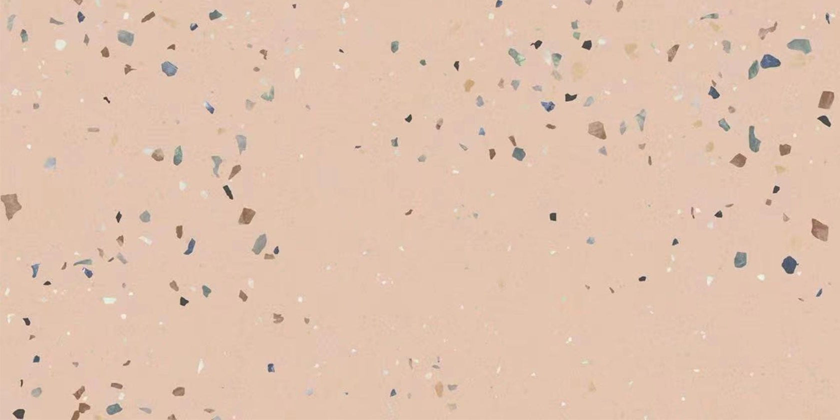 Dusty Pink Terrazzo Tile - 600x1200mm Lappato Porcelain - The Seasons ...