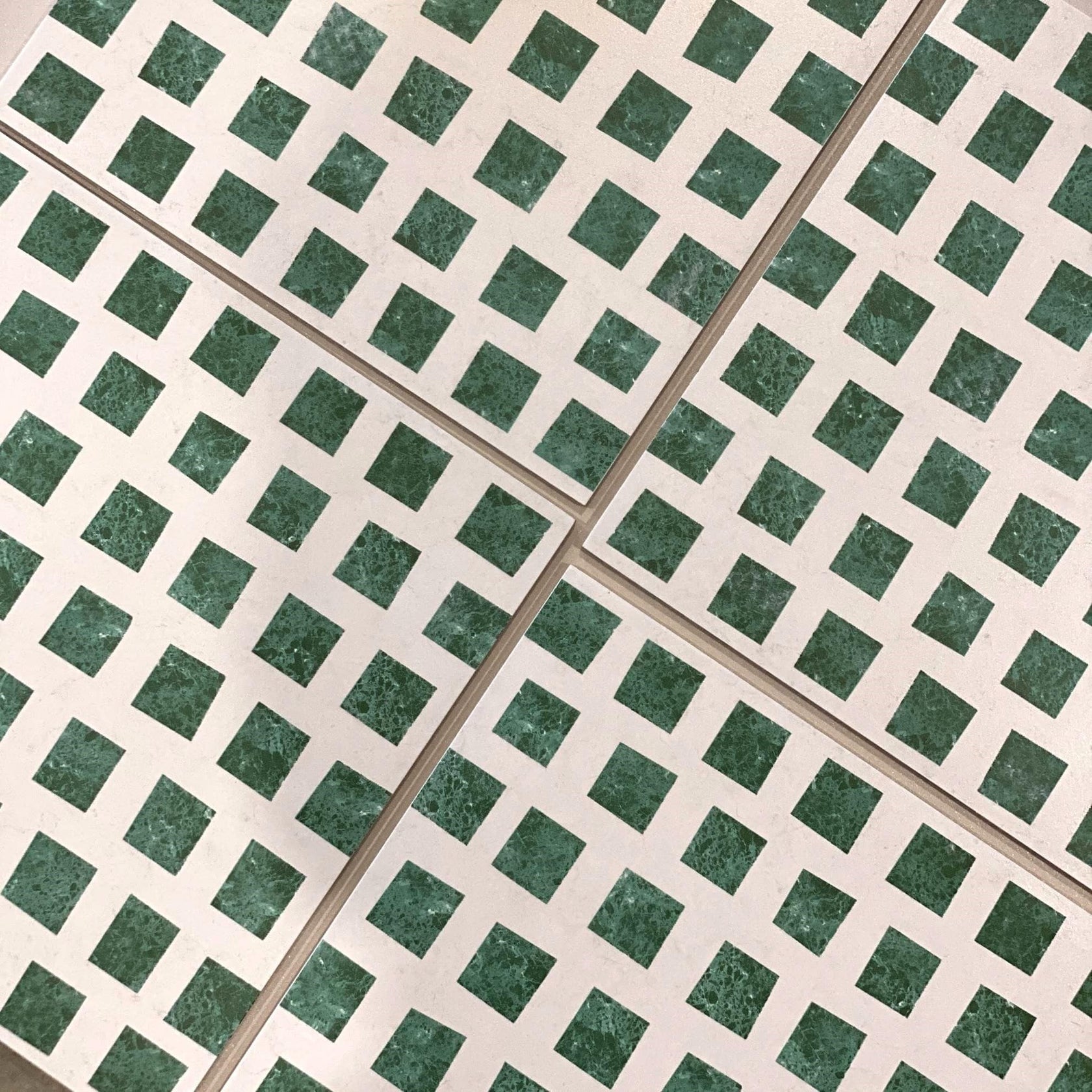 Green Geometric Patterned Tile | Green Magic Series Time Lapse Matte ...