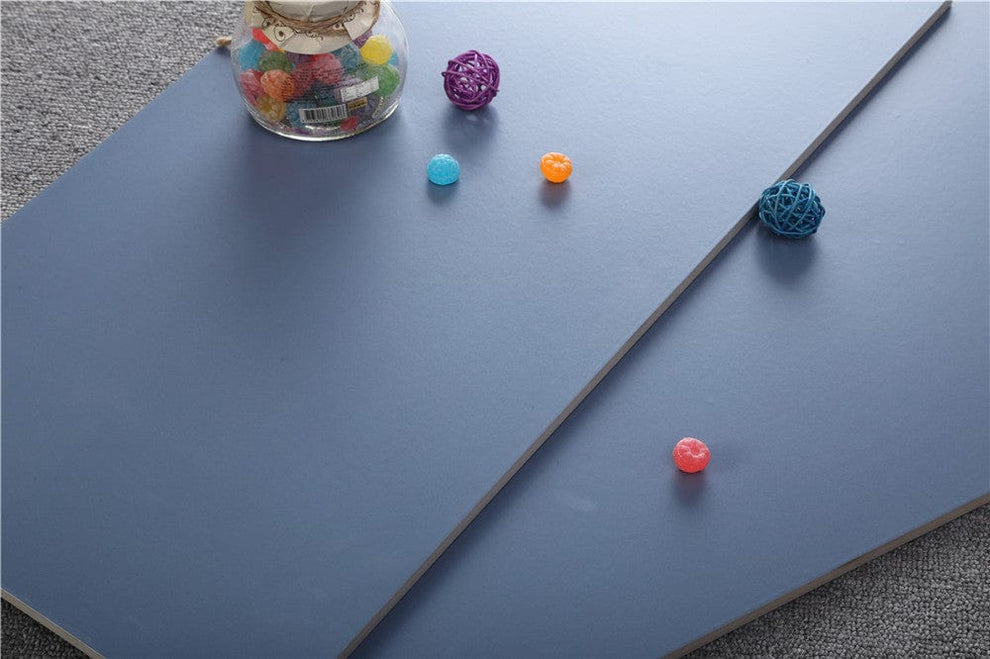 Hemisphere Blue Solid Colour Tile Medium Blue 300x600mm | COCO Tiles ...