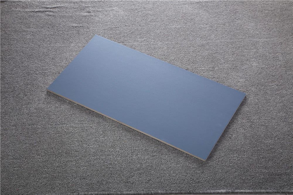Hemisphere Blue Solid Colour Tile Medium Blue 300x600mm | COCO Tiles ...