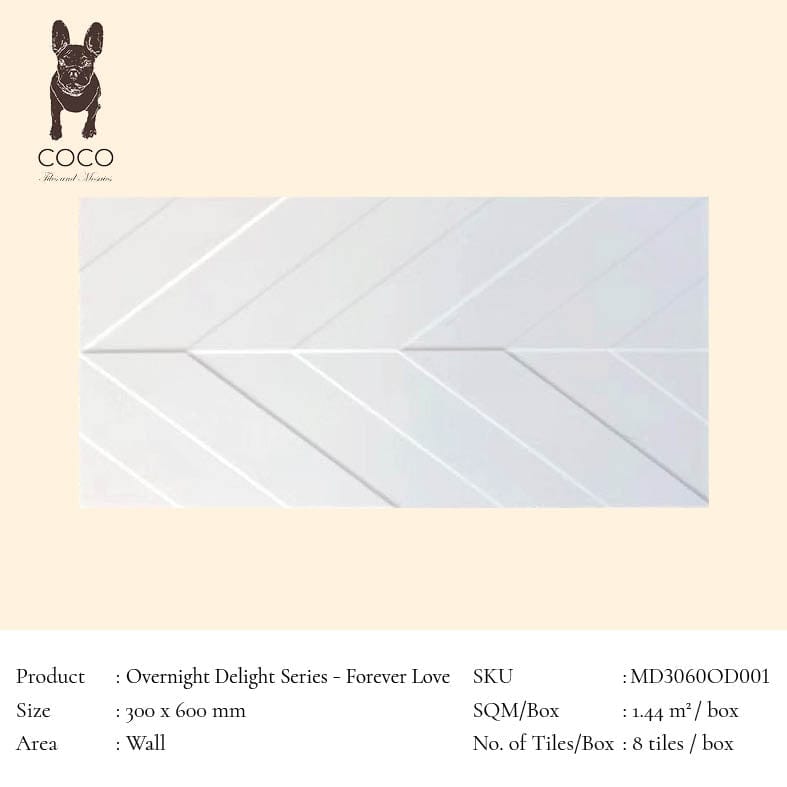 Overnight Delight Series - Day Dreamer 300x600mm Ceramic Tile – COCO ...